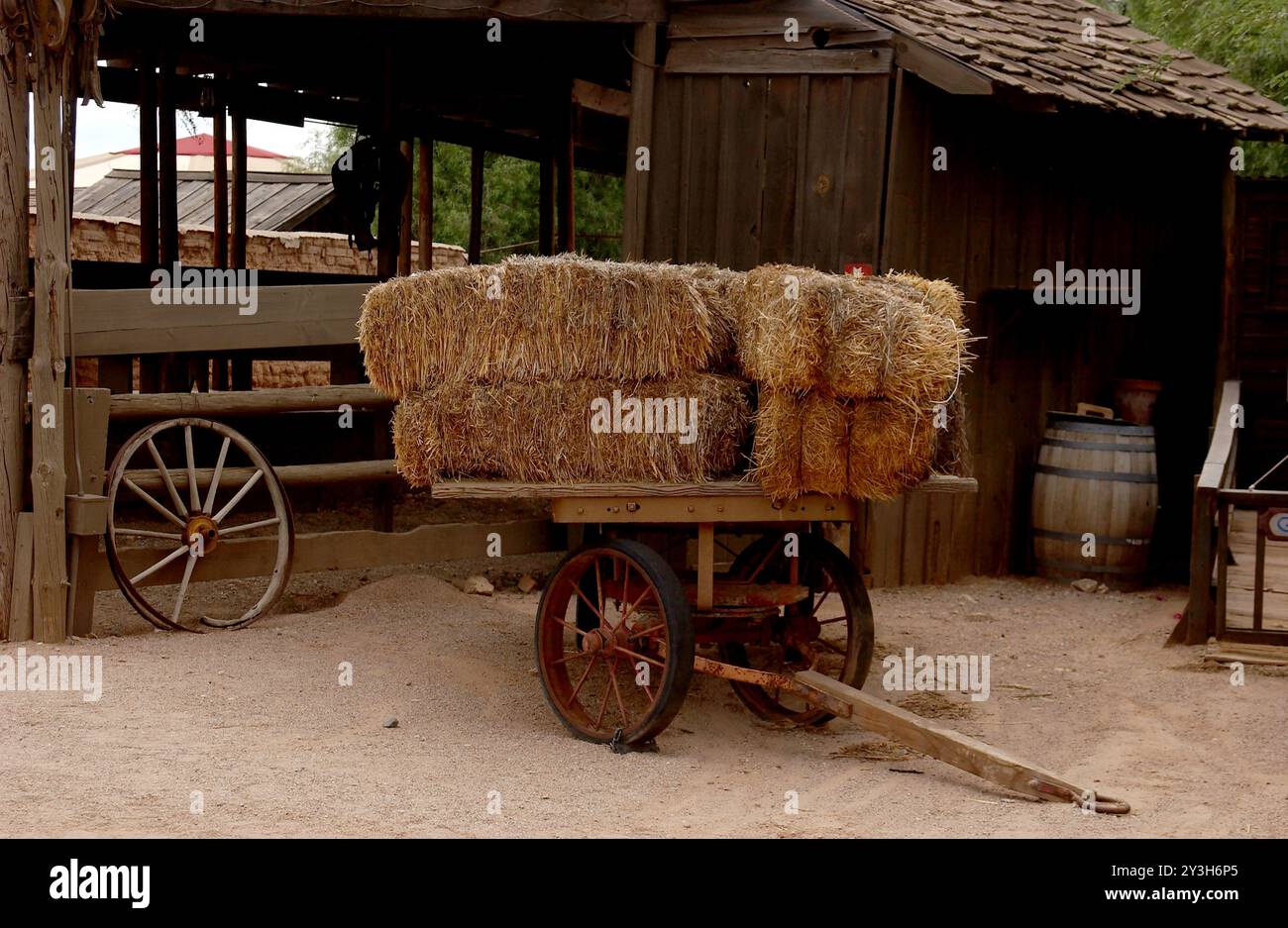 OLD TUCSON, ARIZONA, USA: Old Backlot A at Tucson Studios has been the ...