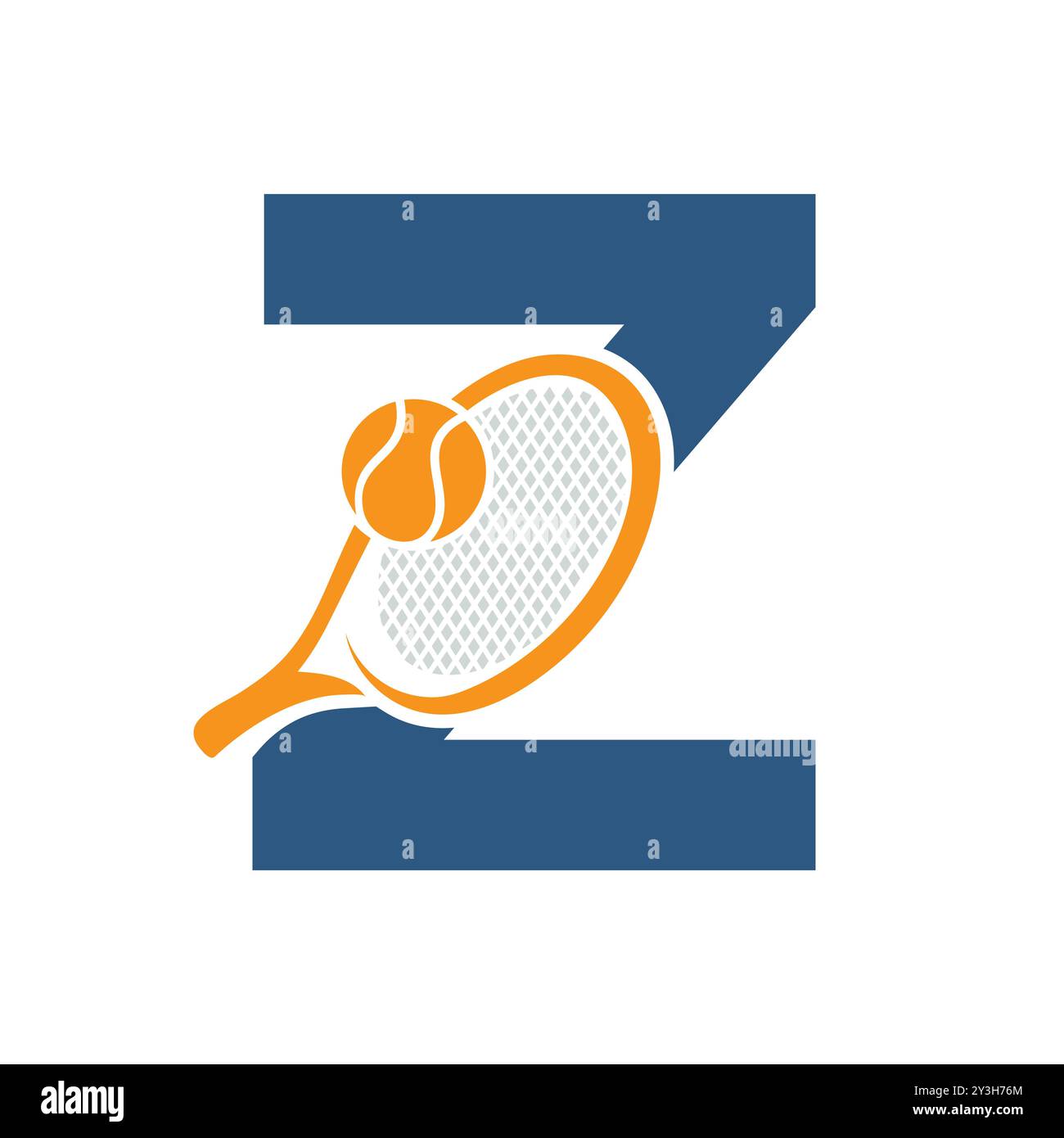 Letter Z Tennis Logo. Paddle Symbol Vector Template Stock Vector Image & Art - Alamy
