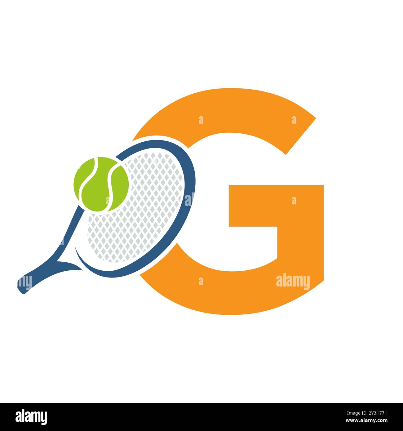 Letter G Tennis Logo. Paddle Symbol Vector Template Stock Vector Image ...