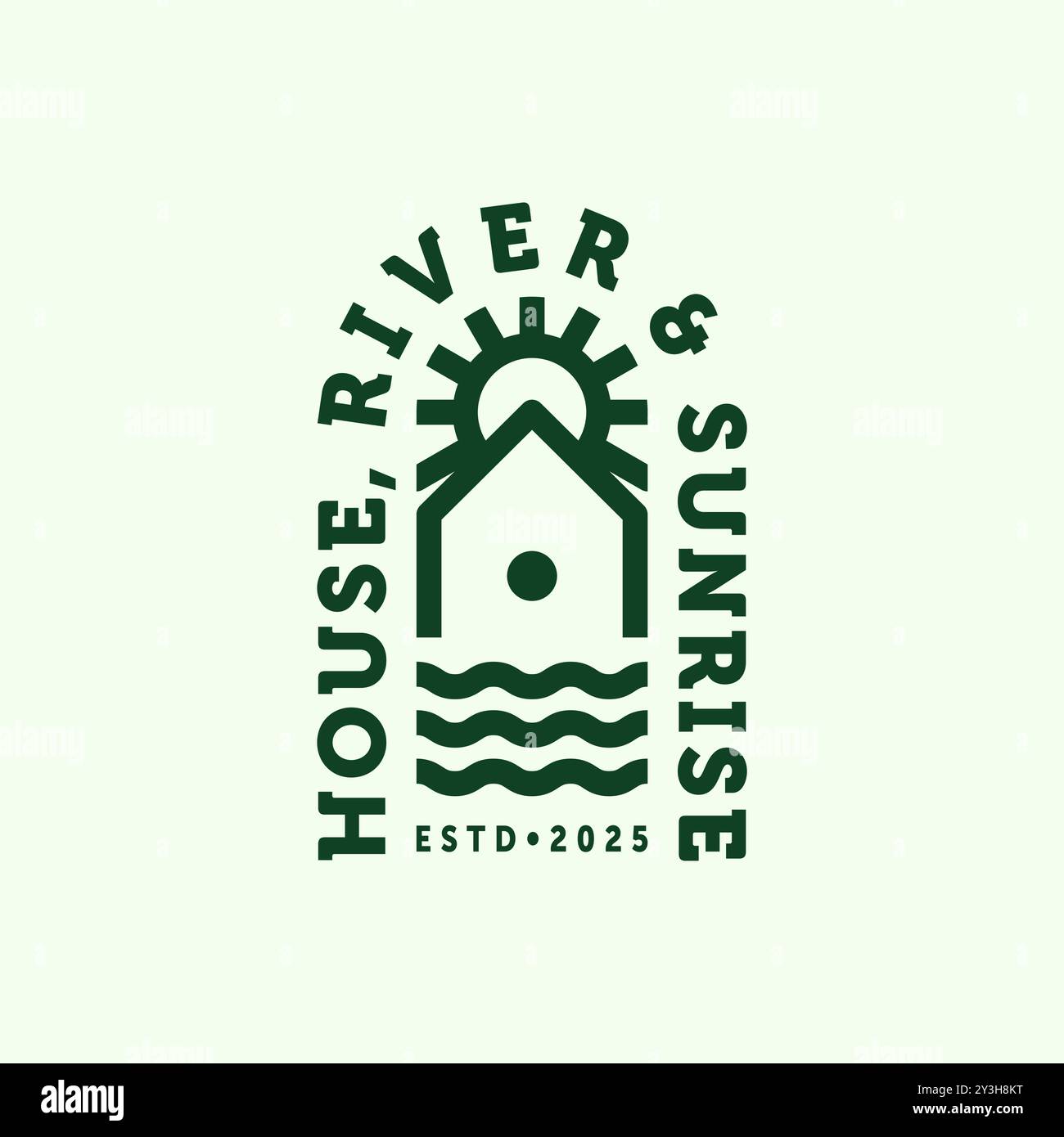 Cottage or Cabin House Logo Vector Illustration Design. Simple Modern ...