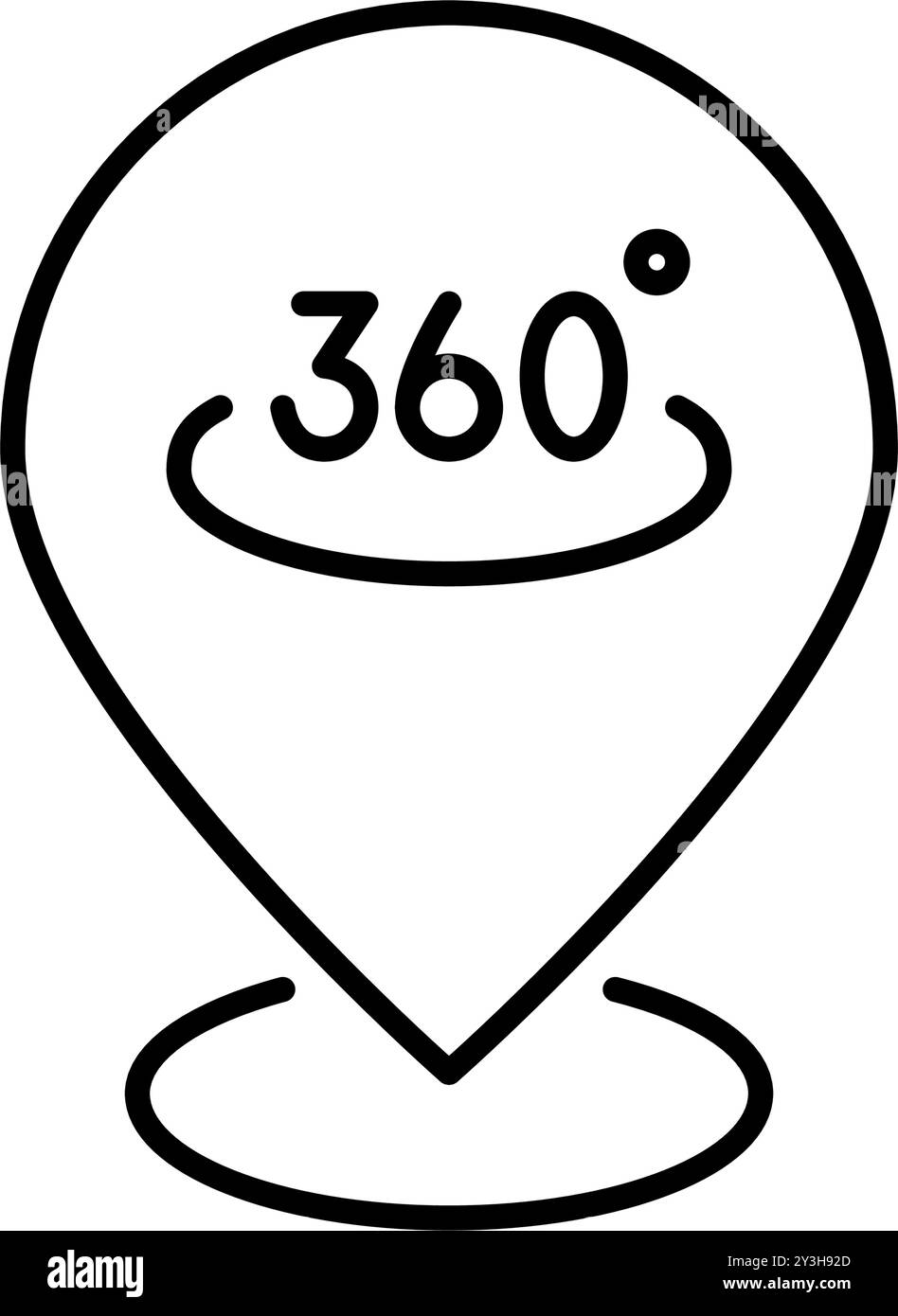 360 degree road view Stock Vector Images - Alamy