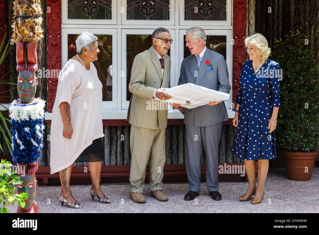 Prince Charles, Prince of Wales and Camilla, Duchess of Cornwall make a ...