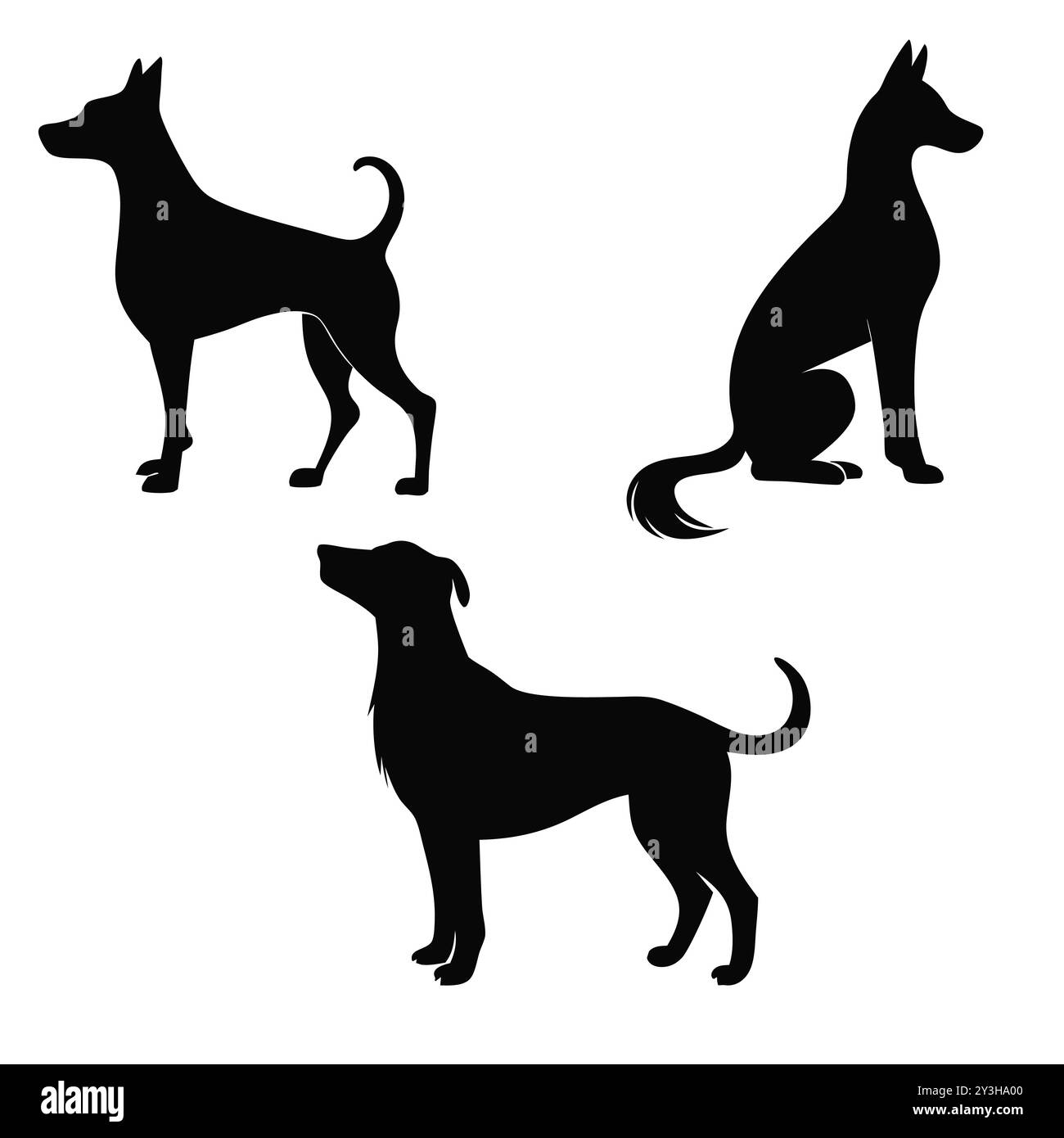 Unique dog illustration vector icon pack Stock Vector Image & Art - Alamy