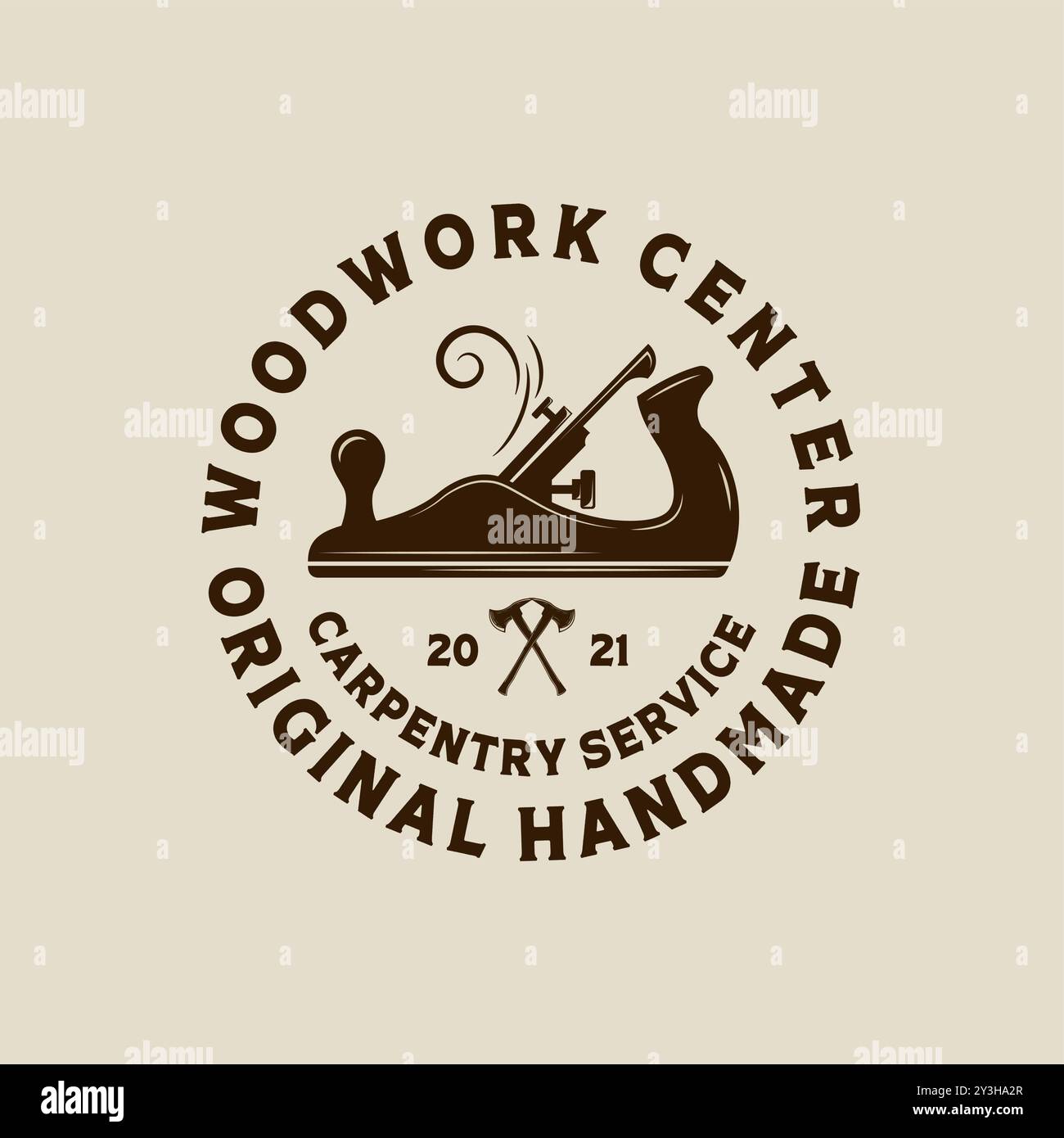 Woodwork Vector Illustration Logo Design. Woodwork Logo Template for ...