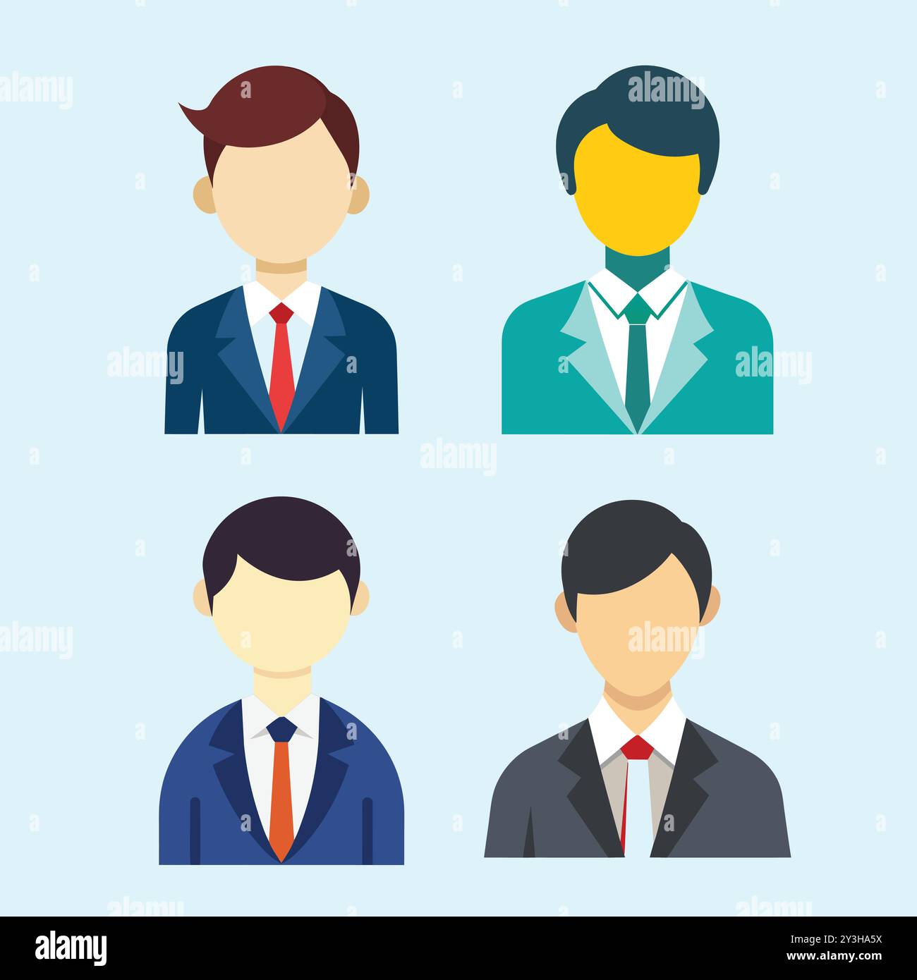 Business People Icon Vector Set Stock Vector Image & Art - Alamy