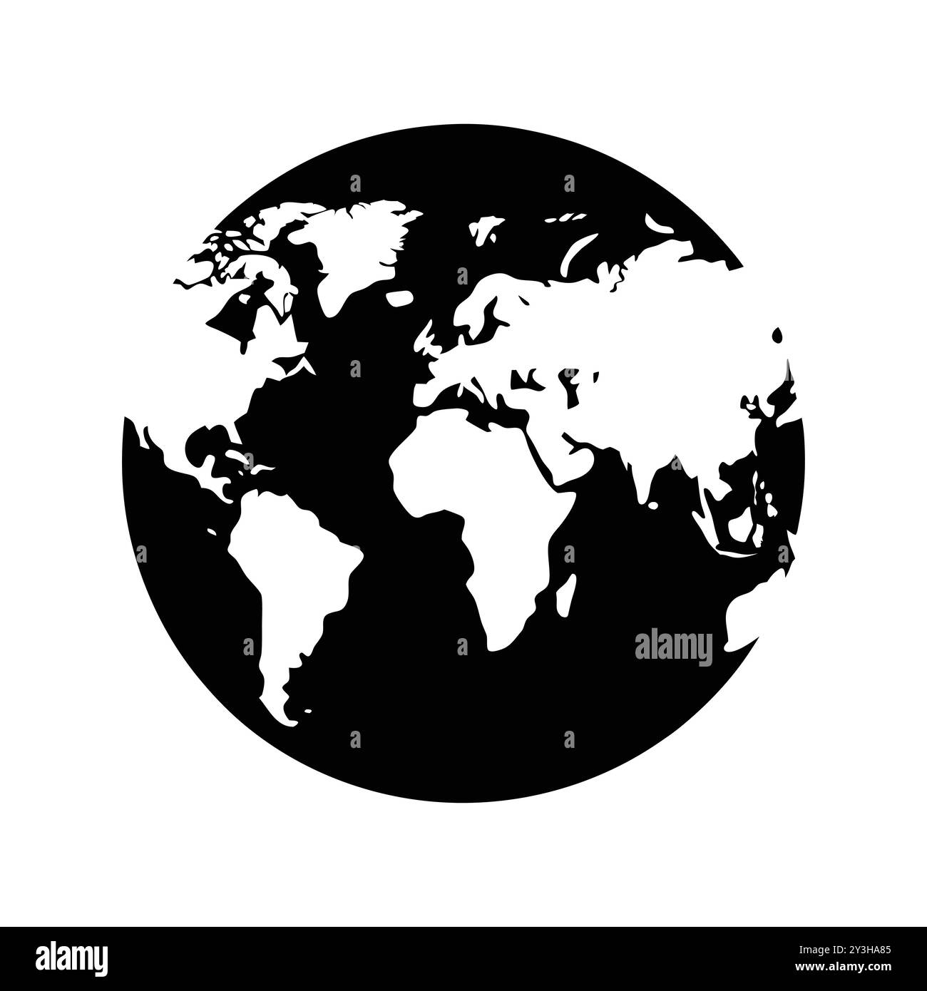 World map illustration line drawing hi-res stock photography and images ...