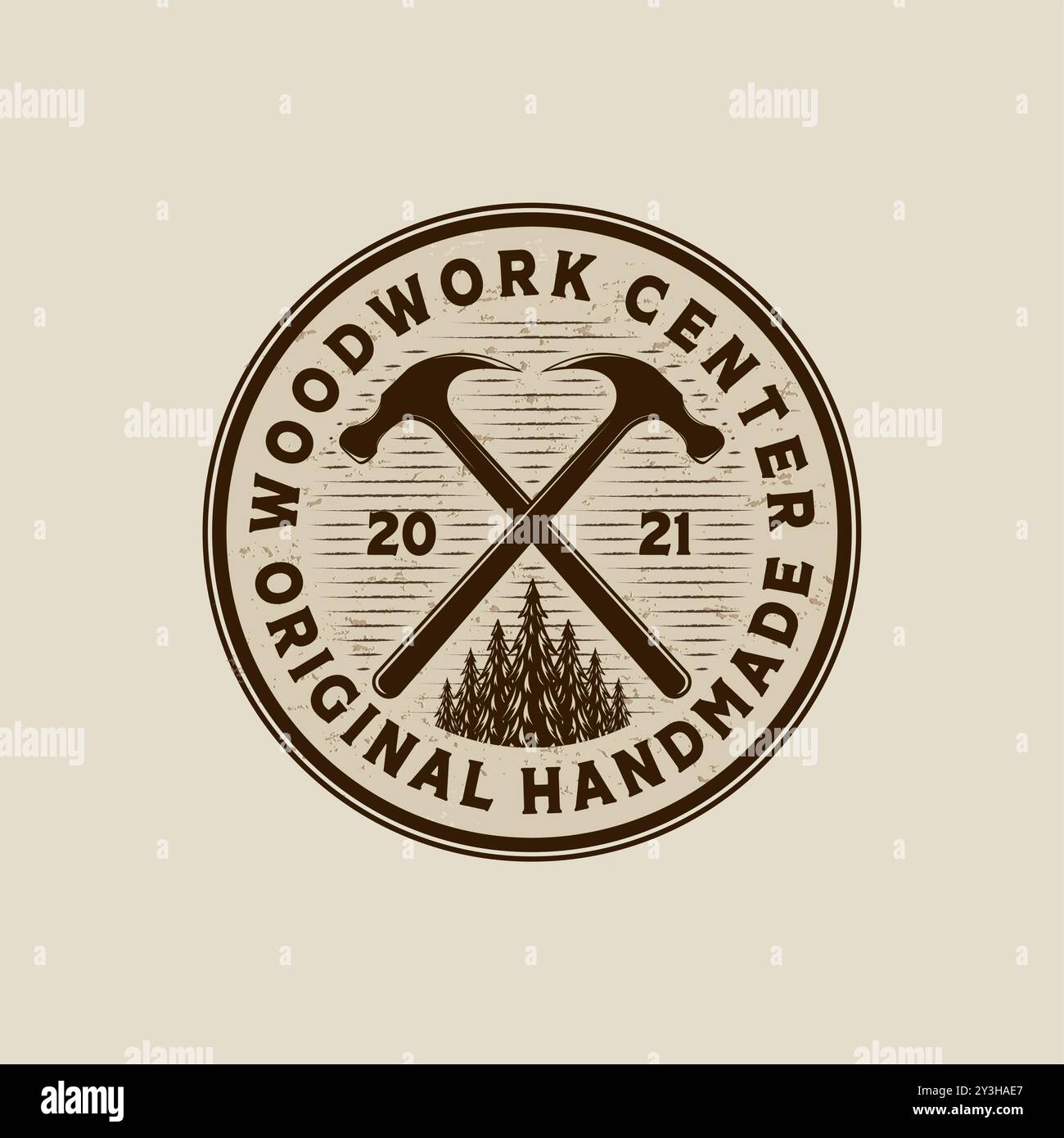 Woodwork Vector Illustration Logo Design. Woodwork Logo Template for ...