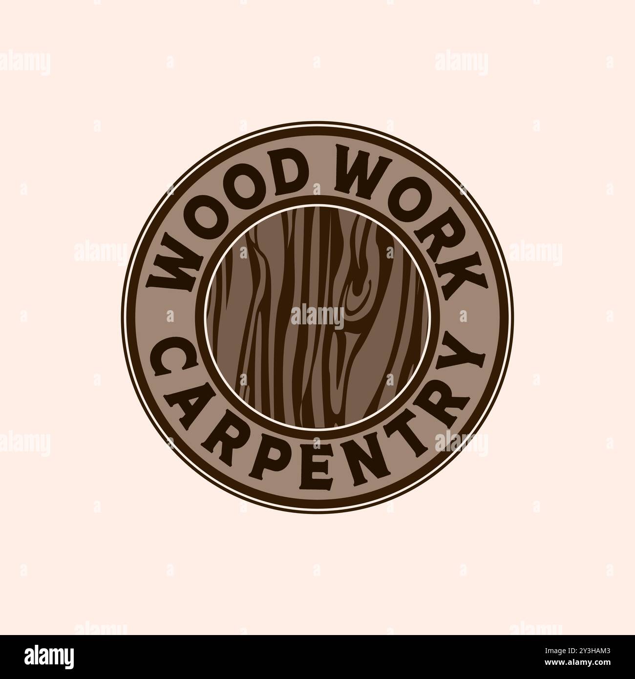 Woodwork Vector Illustration Logo Design. Woodwork Logo Template for ...