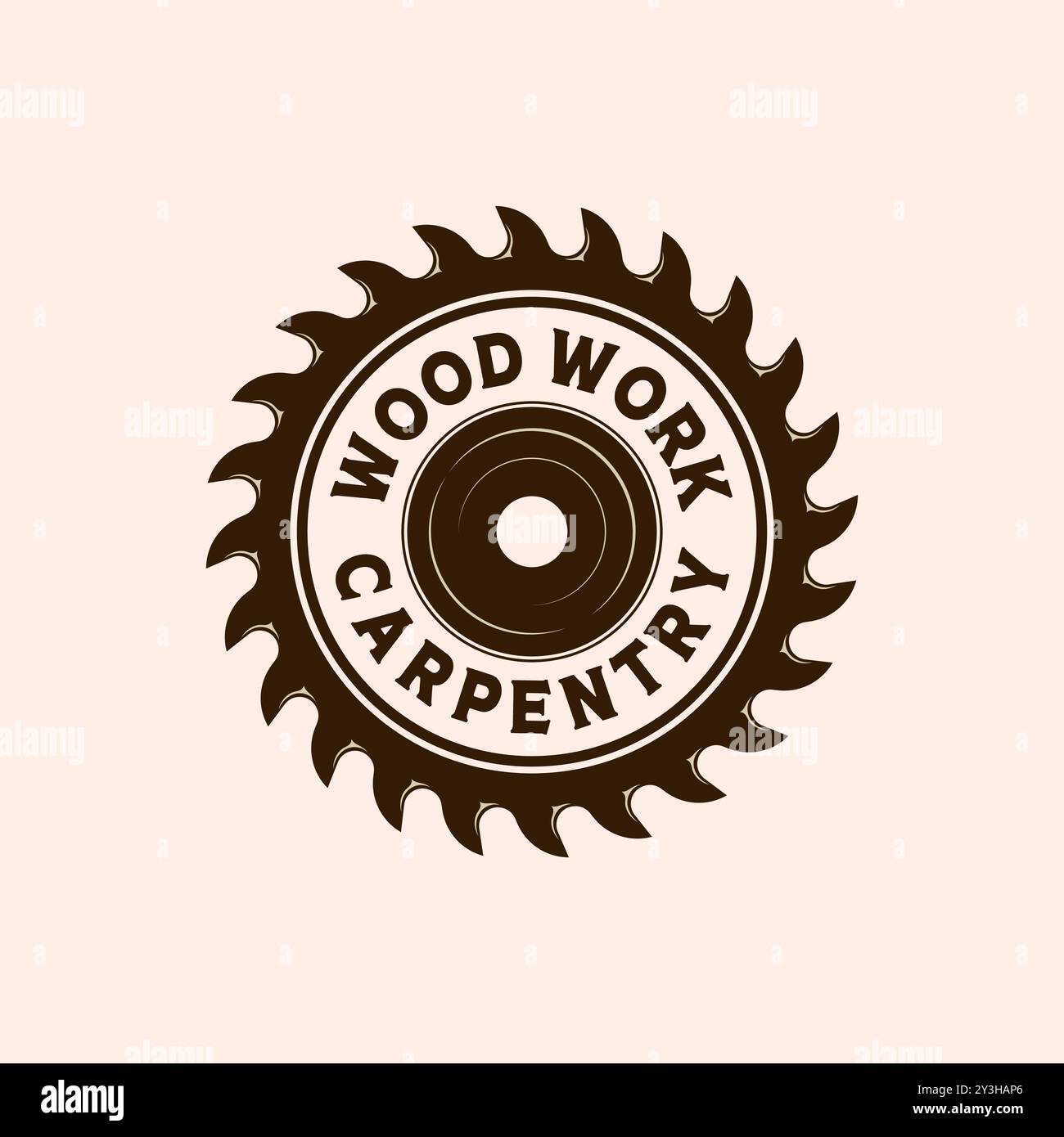 Woodwork Vector Illustration Logo Design. Woodwork Logo Template for ...