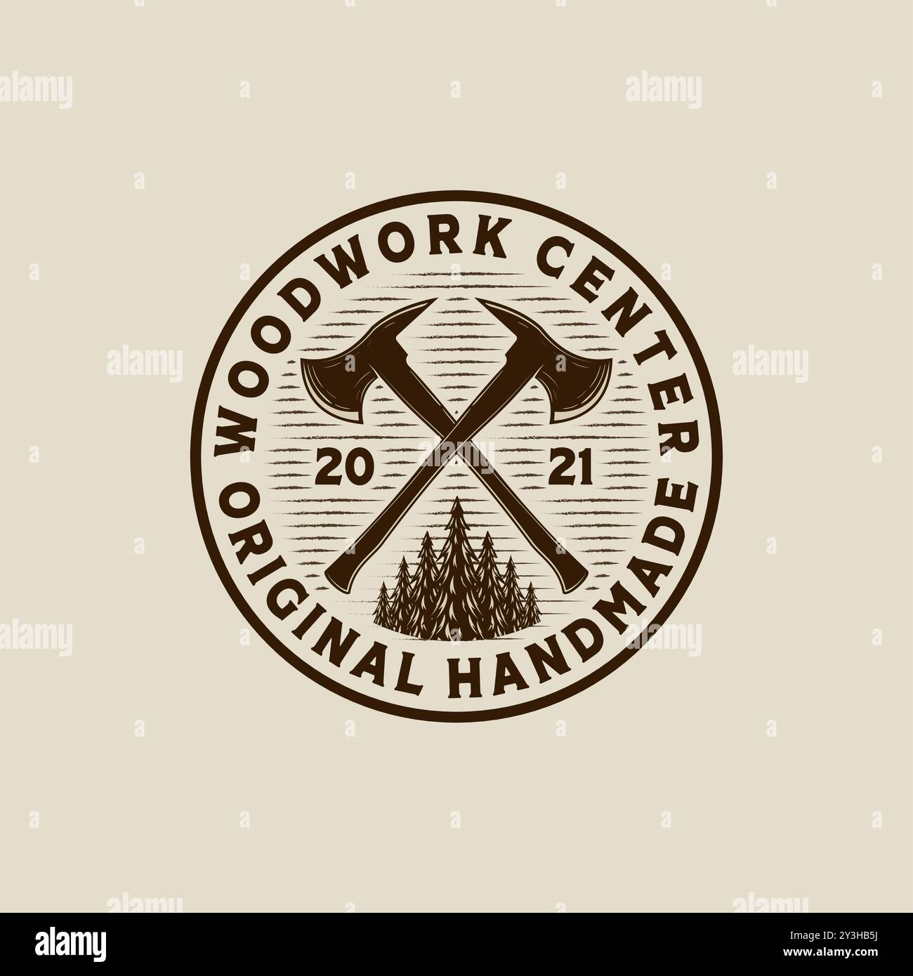 Woodwork Vector Illustration Logo Design. Woodwork Logo Template for ...