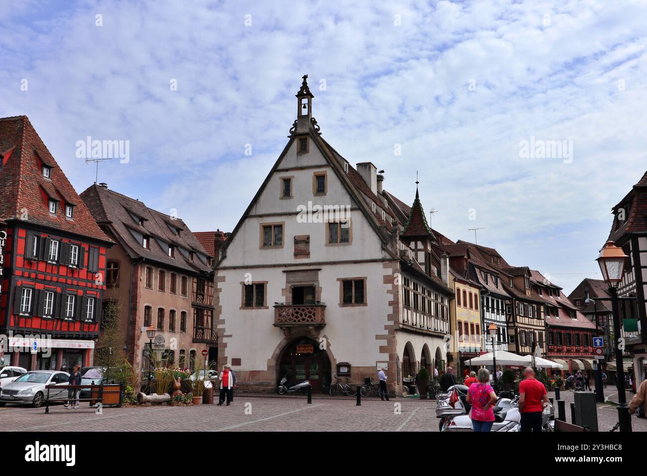 Old town of Obernai in France Stock Photo - Alamy