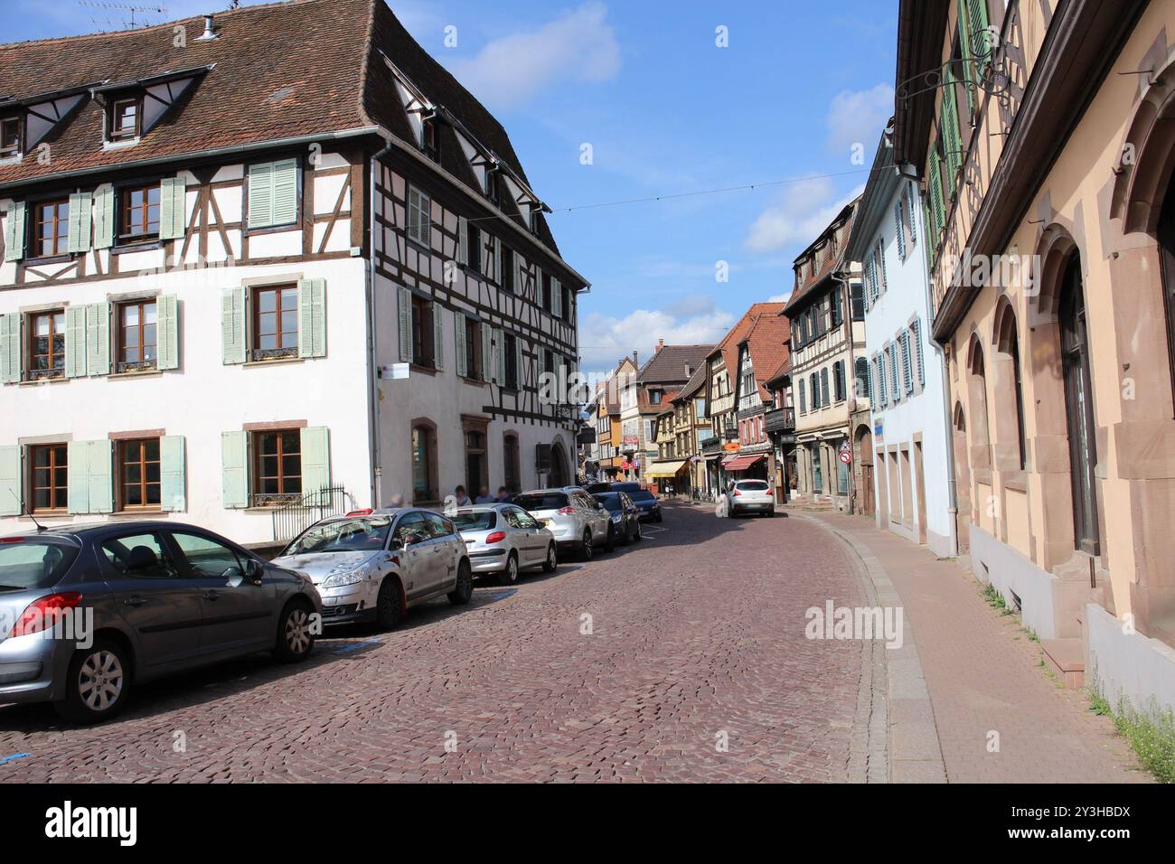 Old town of Obernai in France Stock Photo - Alamy