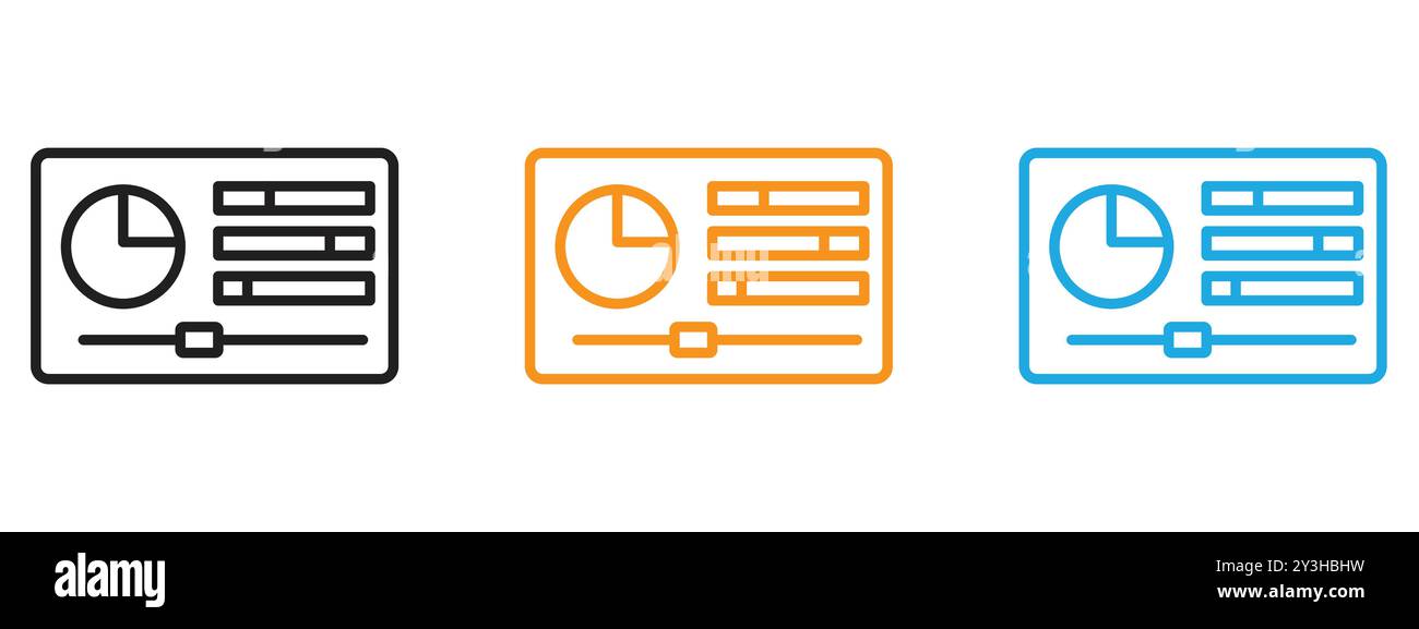 Control panel icon vector logo set collection for web app ui Stock Vector Image & Art - Alamy