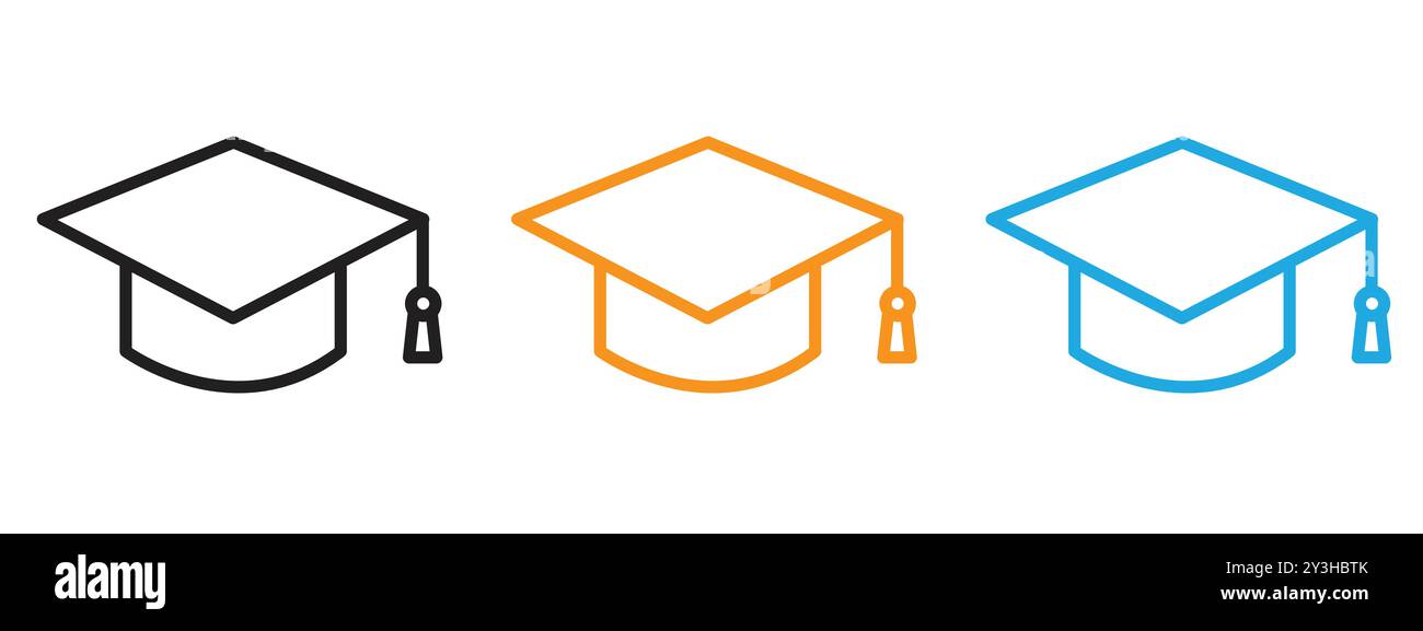Education icon vector logo set collection for web app ui Stock Vector ...
