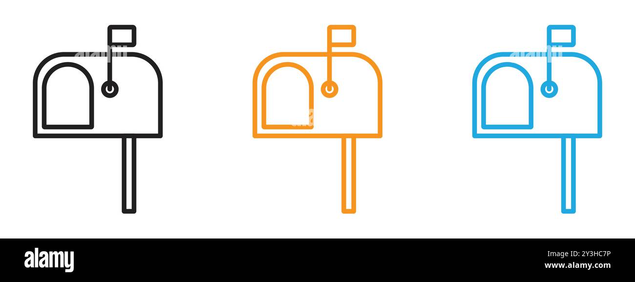 Mailbox collection Cut Out Stock Images & Pictures - Alamy