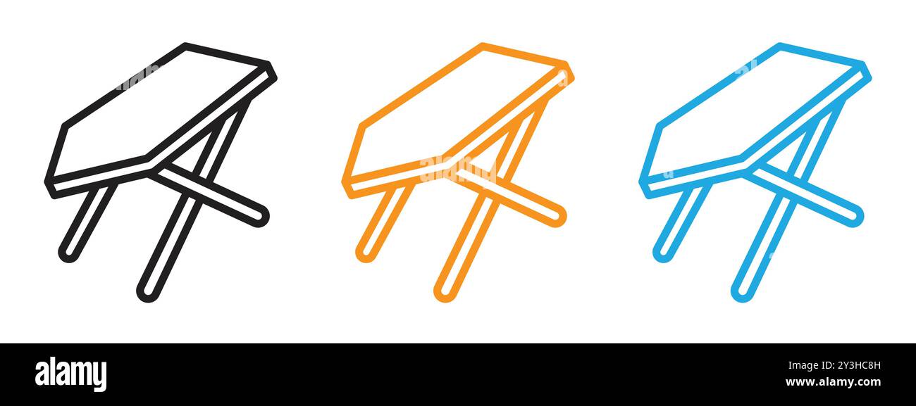 Ironing board icon vector logo set collection for web app ui Stock ...