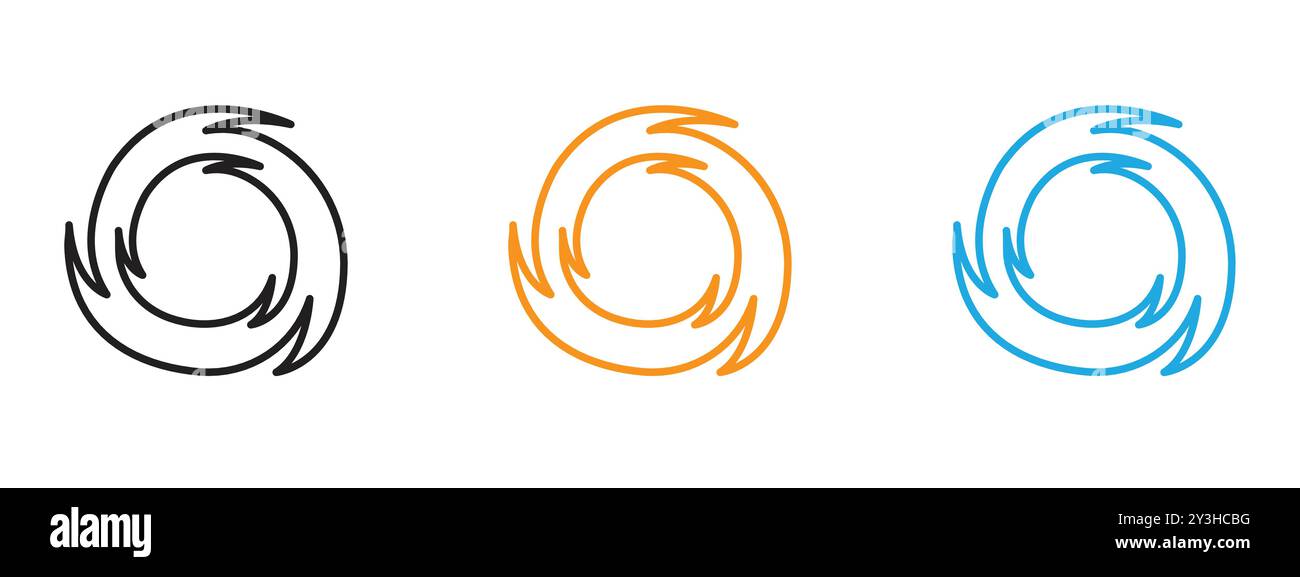 Hurricane app icon Stock Vector Images - Alamy