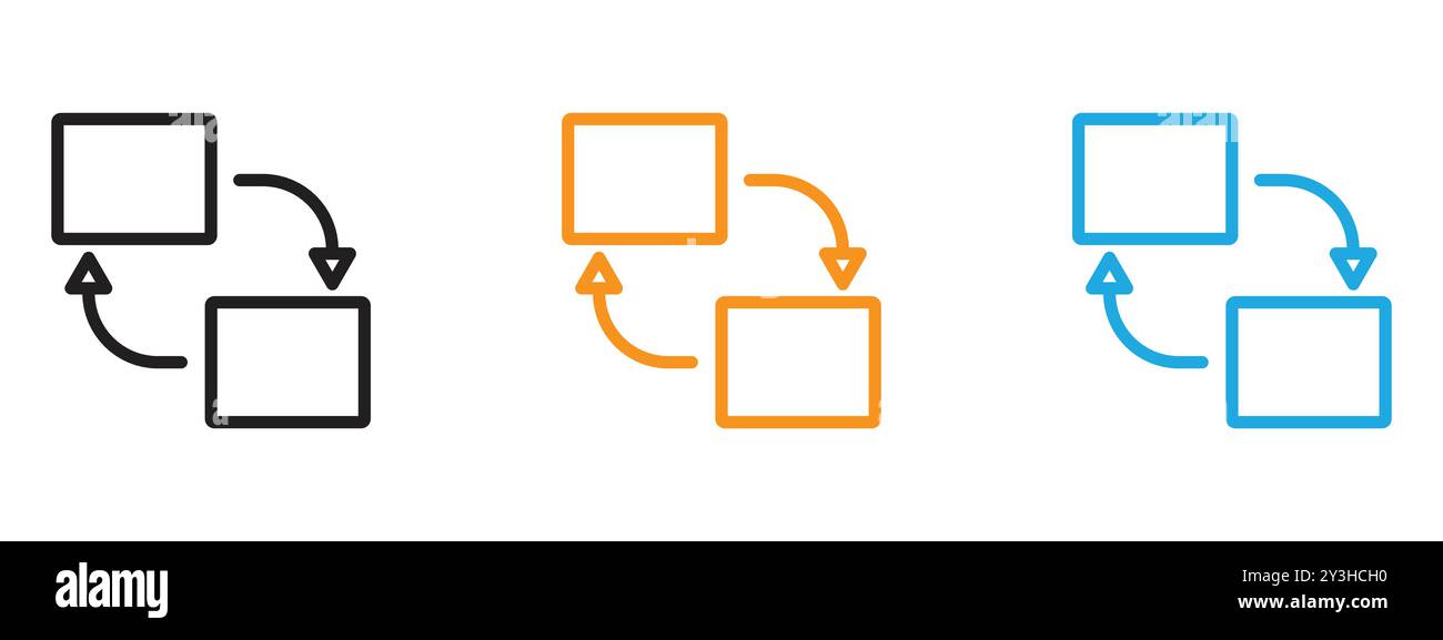 Replace icon vector logo set collection for web app ui Stock Vector ...