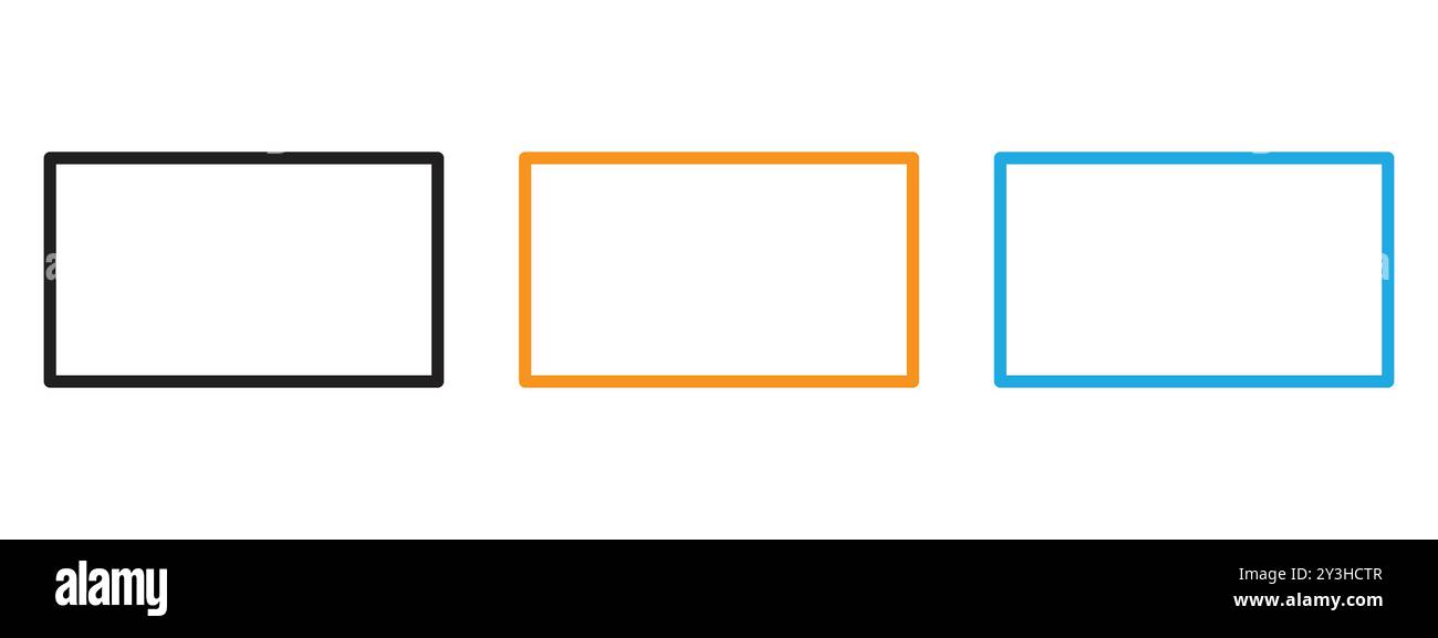 Click rectangle ui web hi-res stock photography and images - Alamy