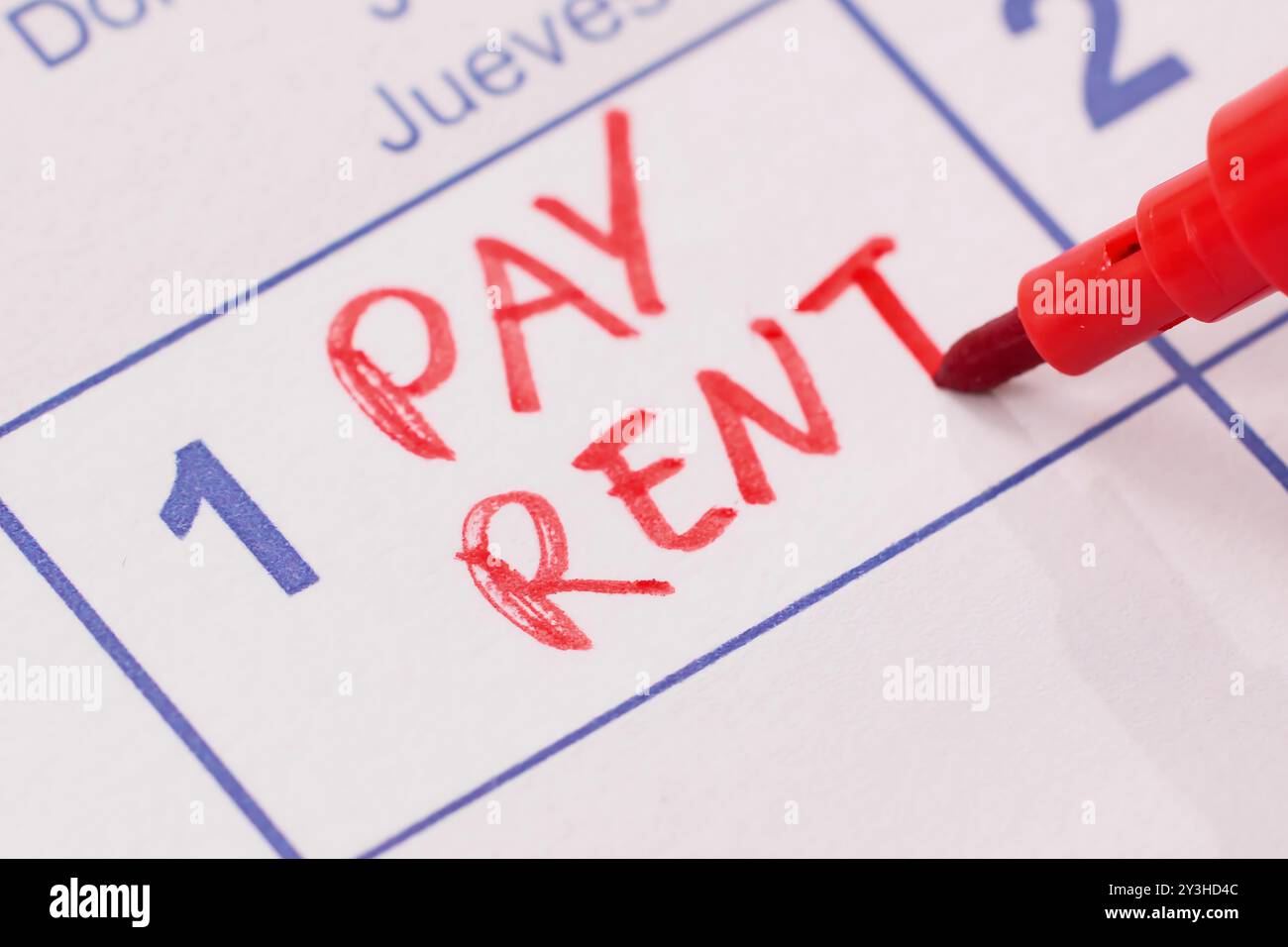 Check mark in calendar hi-res stock photography and images - Alamy
