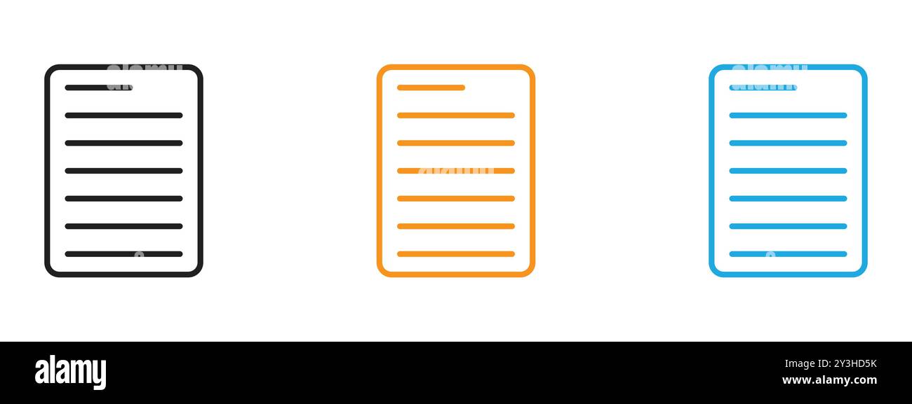 Writing icon vector logo set collection for web app ui Stock Vector ...