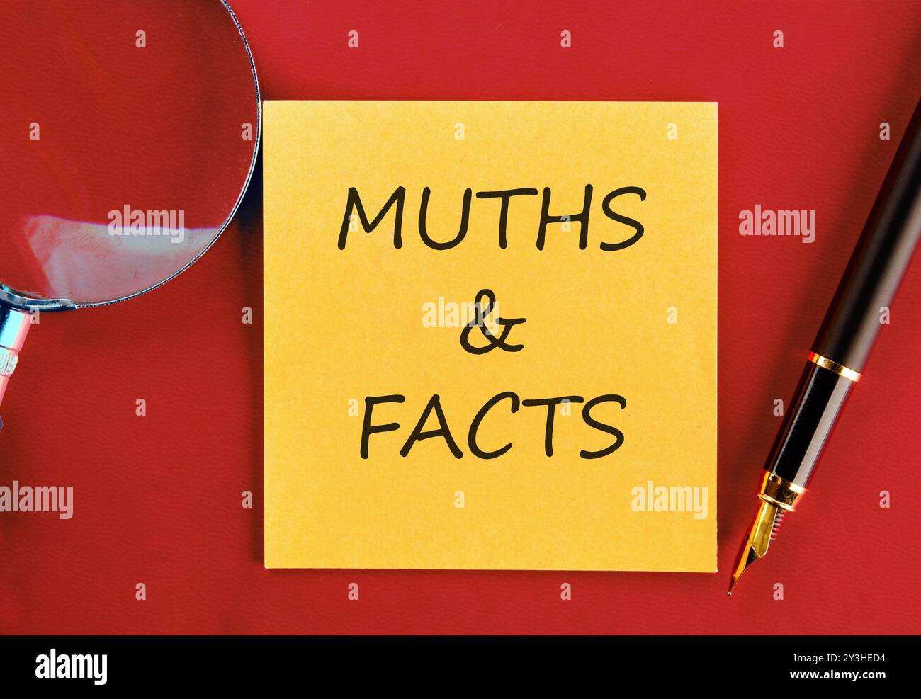 Business, finance and fact vs myth concept. Fact vs myth symbol ...