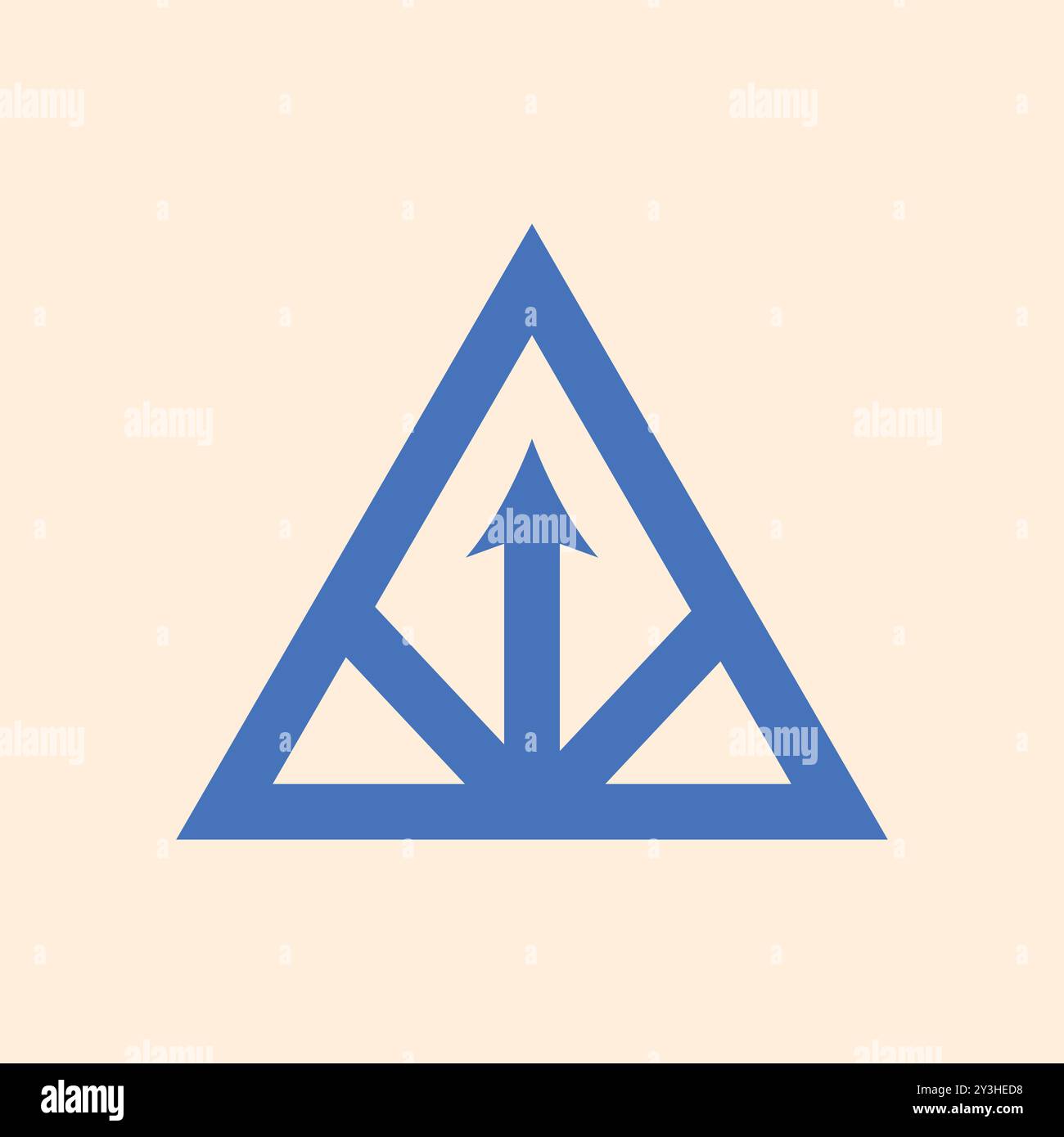 Triangle tech business logo hi-res stock photography and images - Alamy