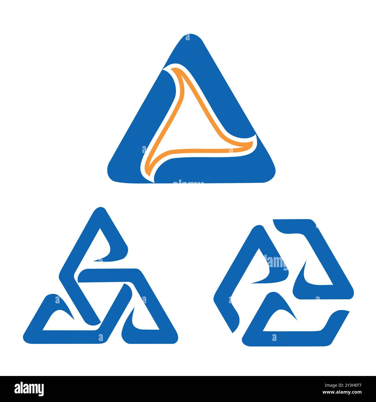 Triangle Minimal Tech and Brand Business Modern Logo Stock Vector Image ...