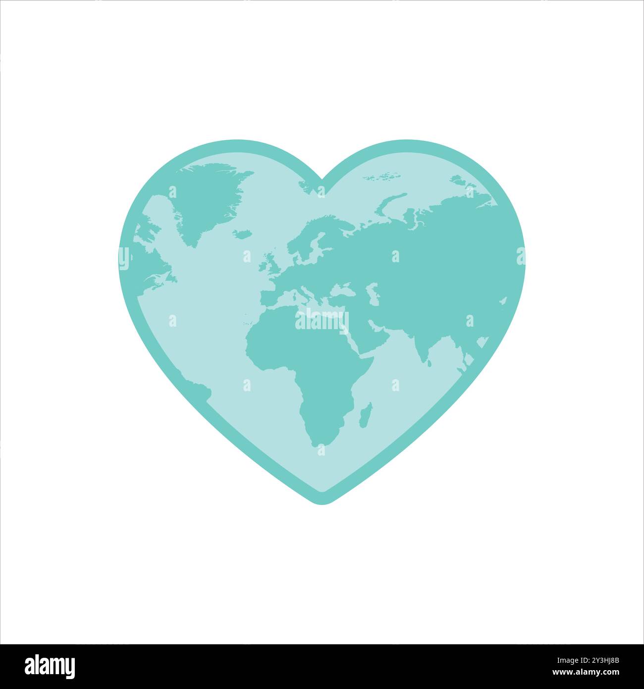 Map heart Stock Vector Images - Alamy