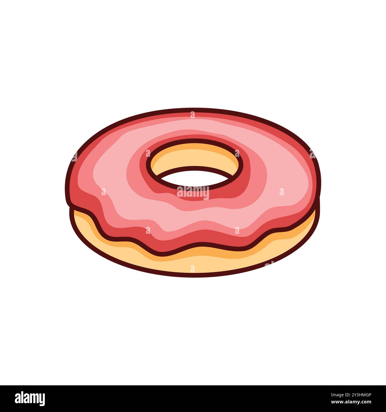 Clip art donut Stock Vector Images - Alamy