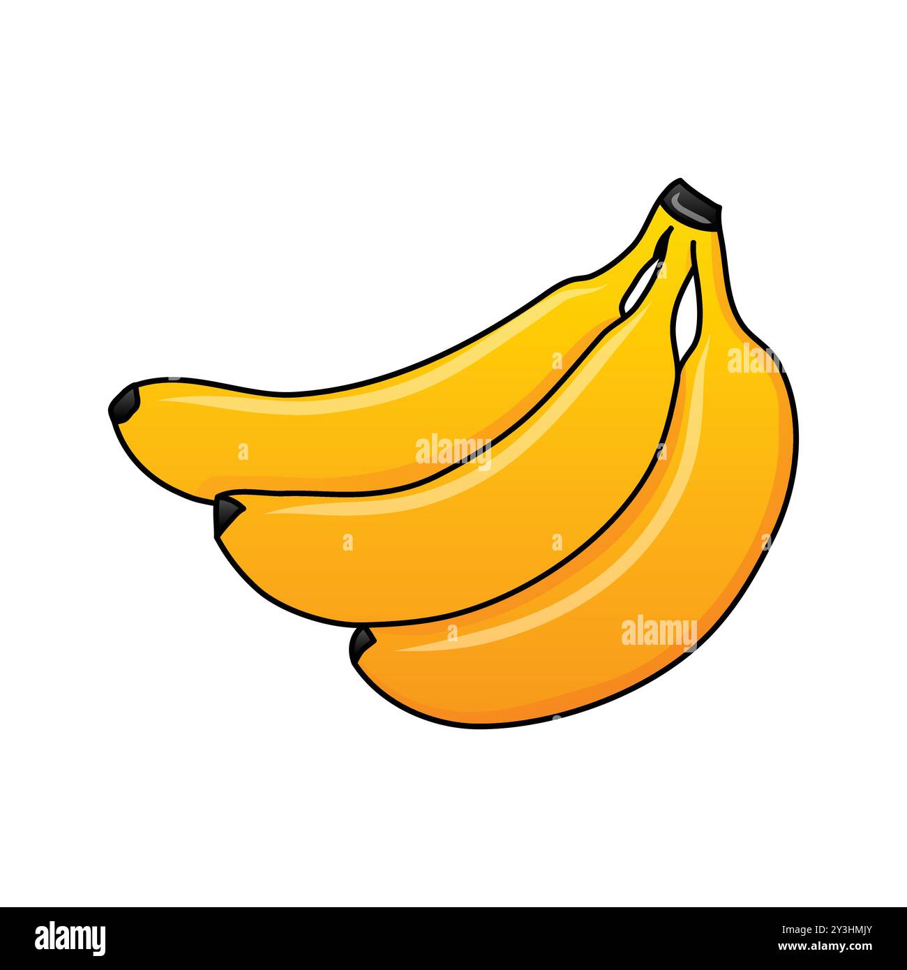 Bunch of banana bananas Stock Vector Images - Alamy