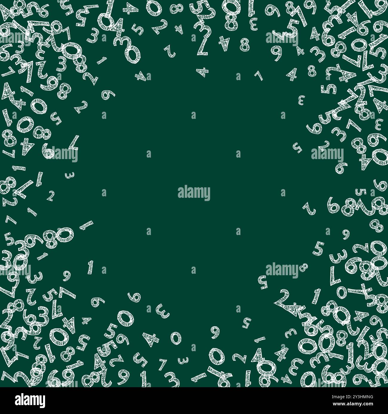 Falling letters of English language. Colorful childish flying ...