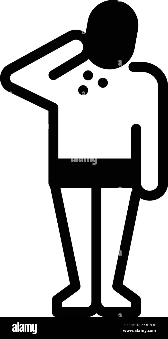 Icon for allergens, skin rash Stock Vector Image & Art - Alamy