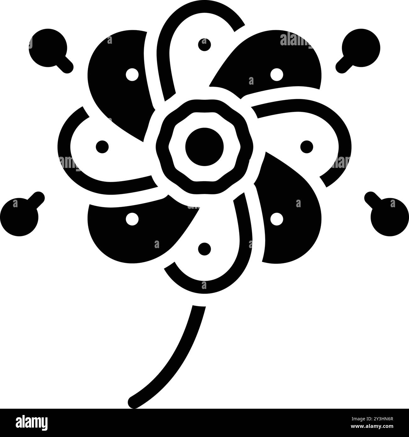 Icon for pollen, pollination Stock Vector Image & Art - Alamy