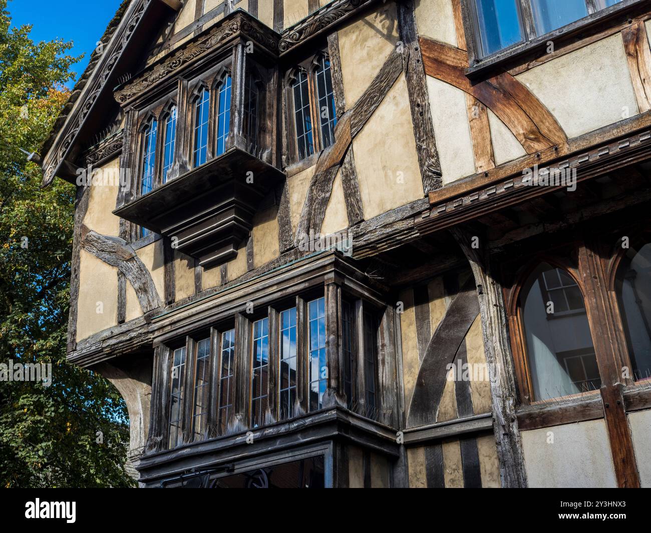 Tudor House, Timber Framed Building, Oxford, Oxfordshire, England, UK ...