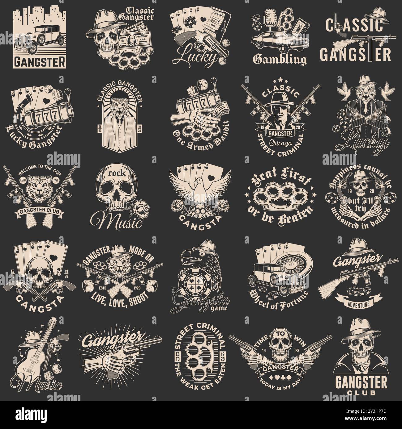 Casino chips gangster hi-res stock photography and images - Alamy