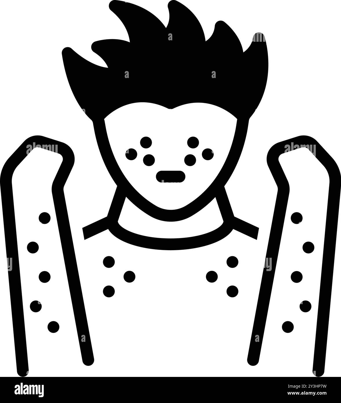 Icon for skin rash Stock Vector Image & Art - Alamy