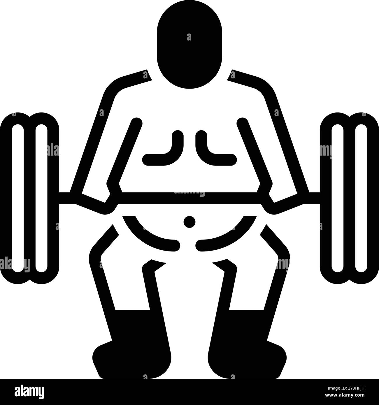 Icon for weight, powerlifting Stock Vector Image & Art - Alamy