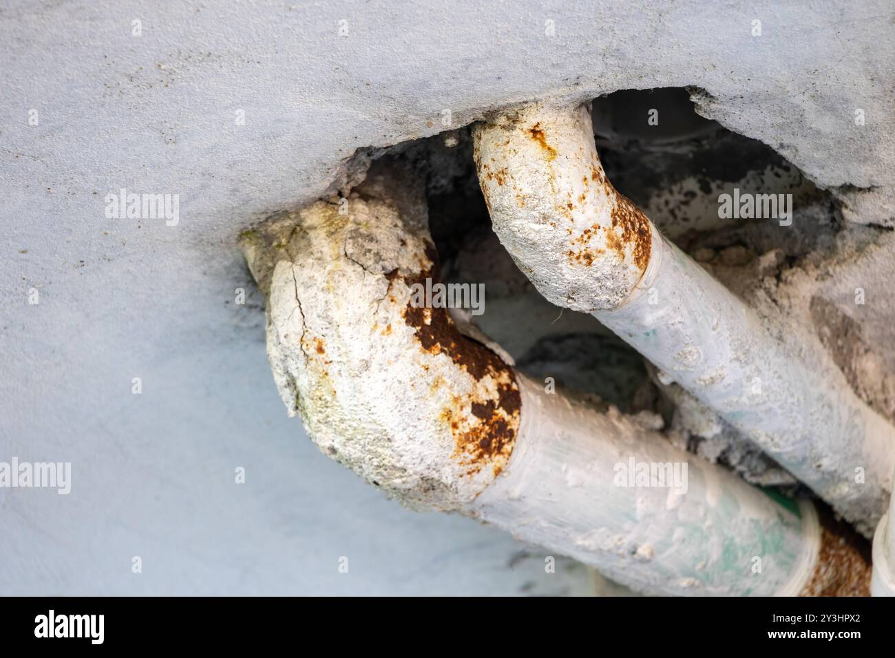 Pvc pipe plumbing system hi-res stock photography and images - Alamy