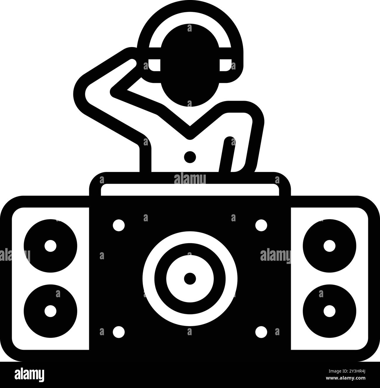 Deejay logo Stock Vector Images - Alamy