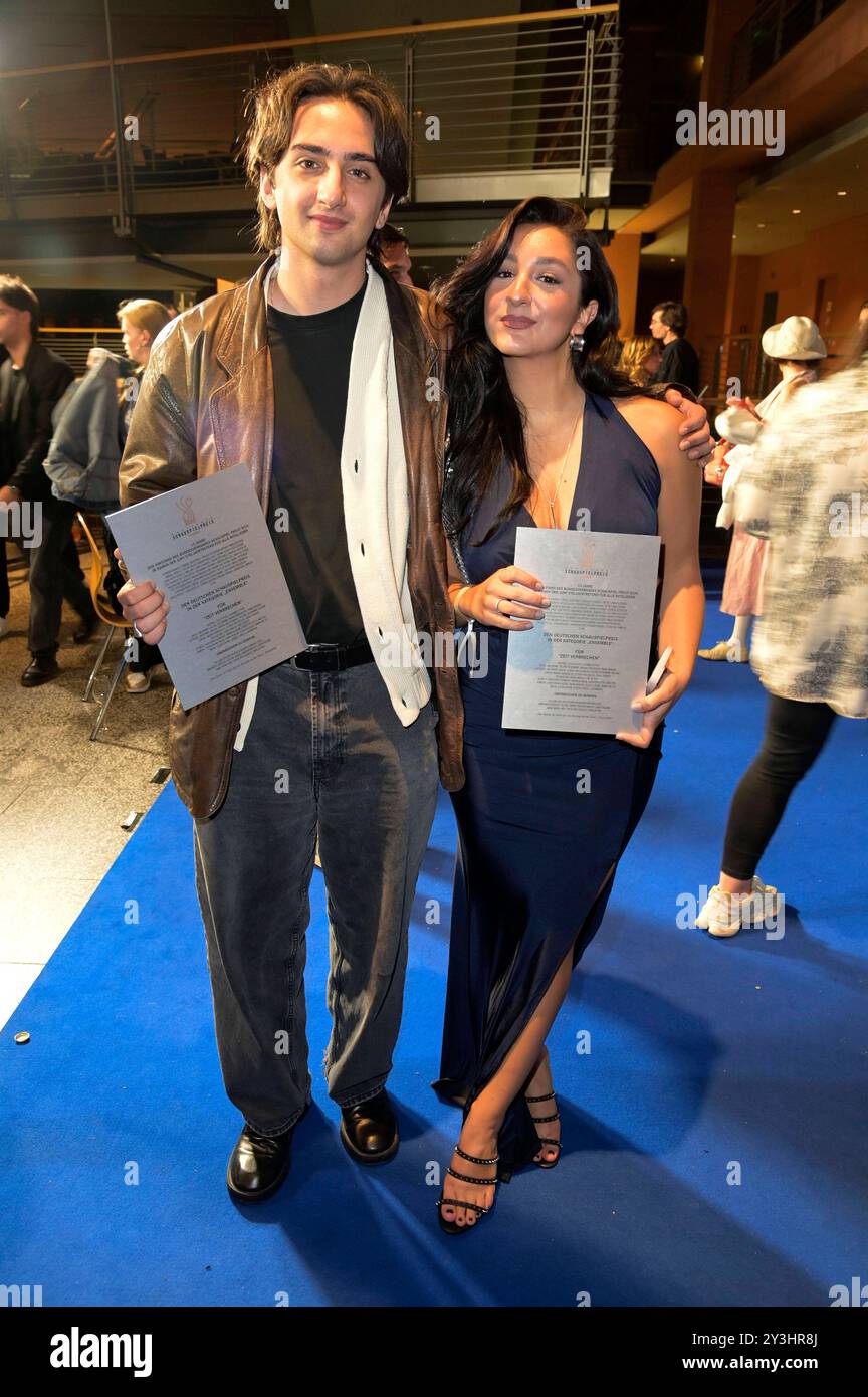 Berke Cetin und Acelya Sezer bei der Verleihung des Deutschen ...