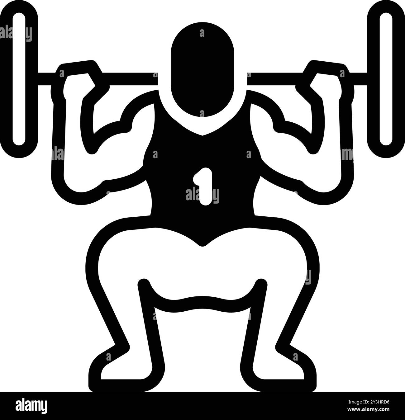 Icon for squat, powerlifting Stock Vector Image & Art - Alamy