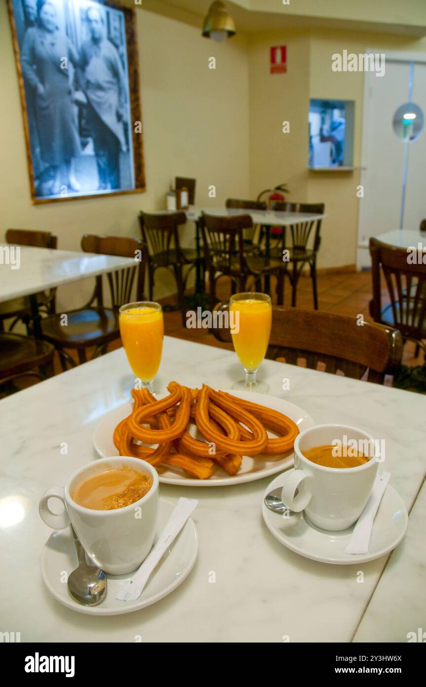 Typical spanish breakfast cafe hi-res stock photography and images - Alamy