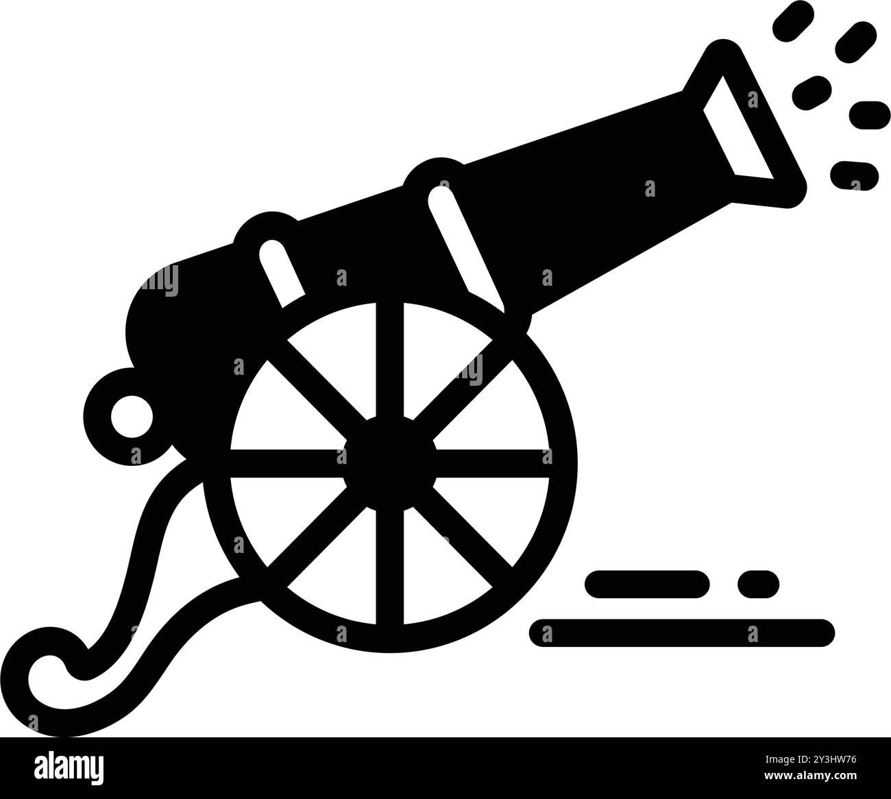 Cannon logo army artillery hi-res stock photography and images - Alamy