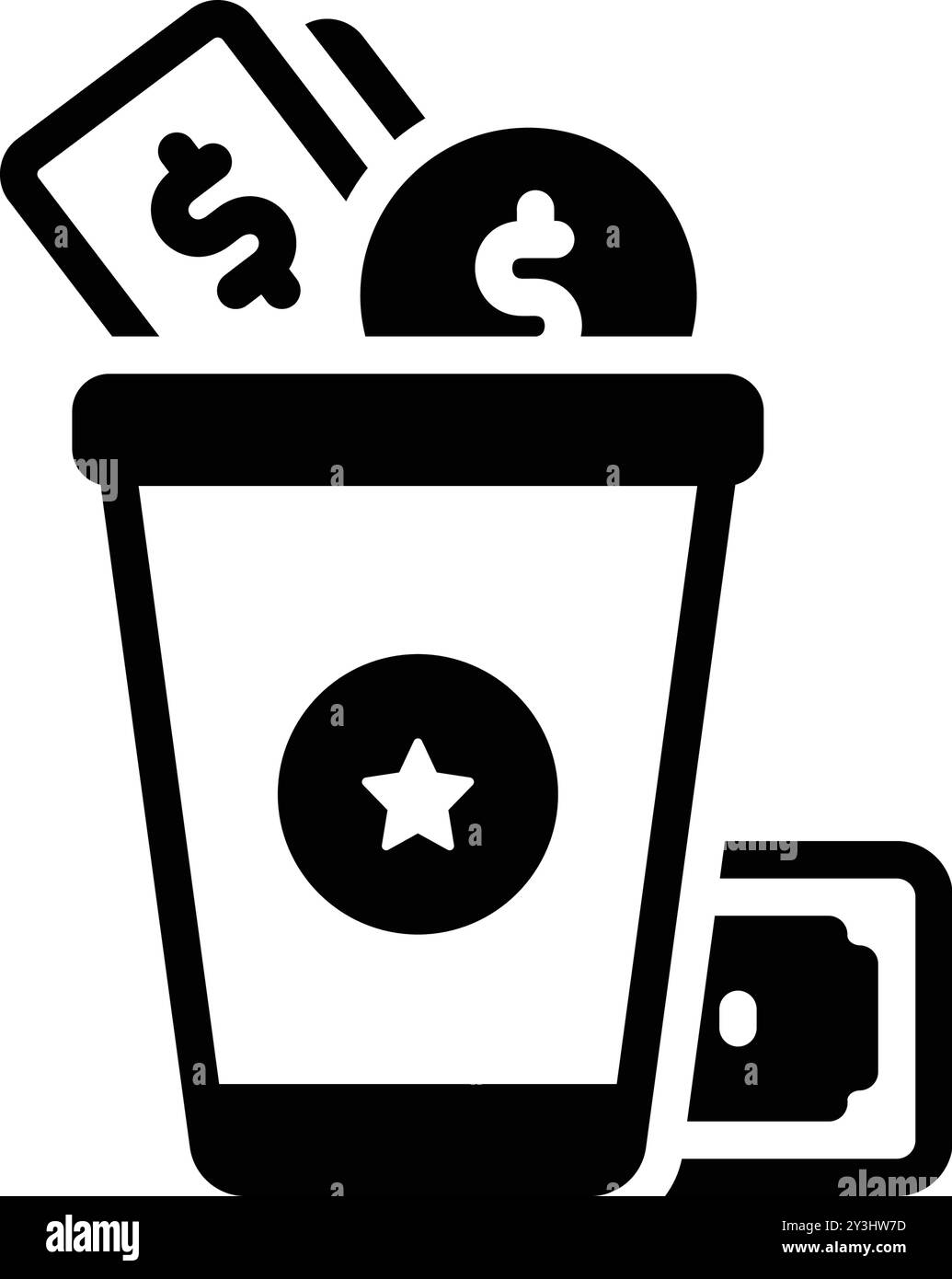 Money for garbage Stock Vector Images - Alamy