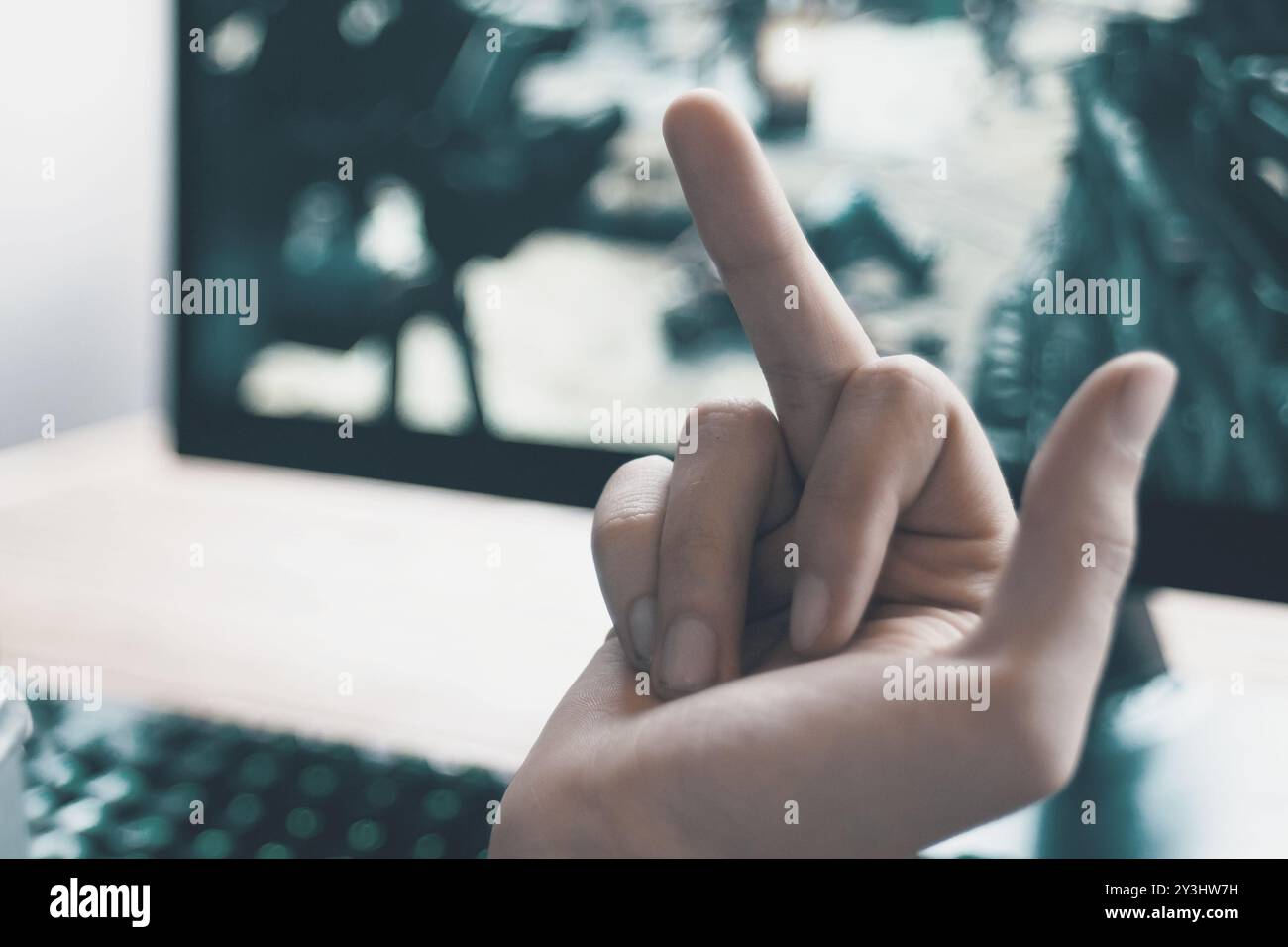 Playing a common computer game hi-res stock photography and images - Alamy