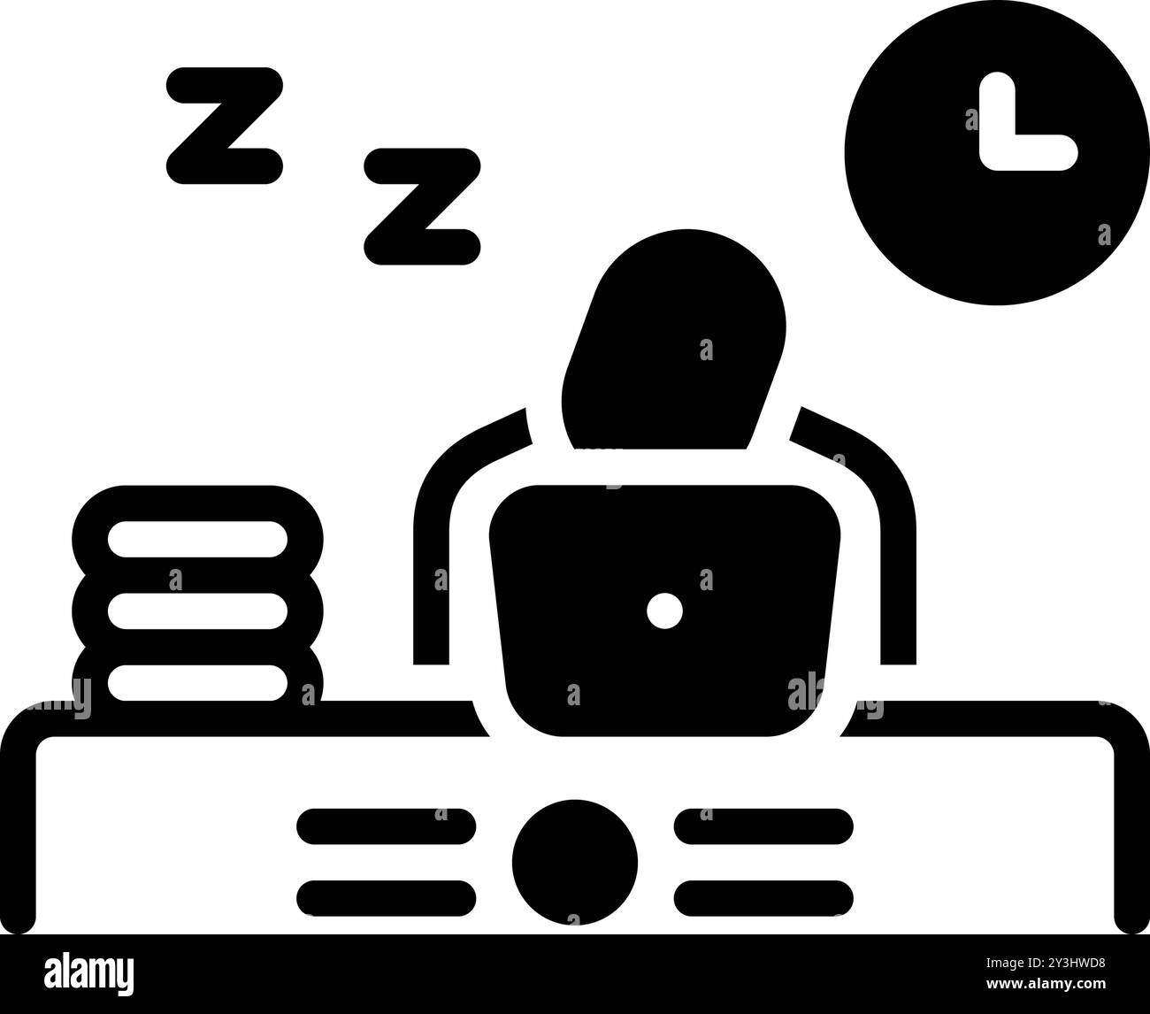 Overtime employee Black and White Stock Photos & Images - Alamy