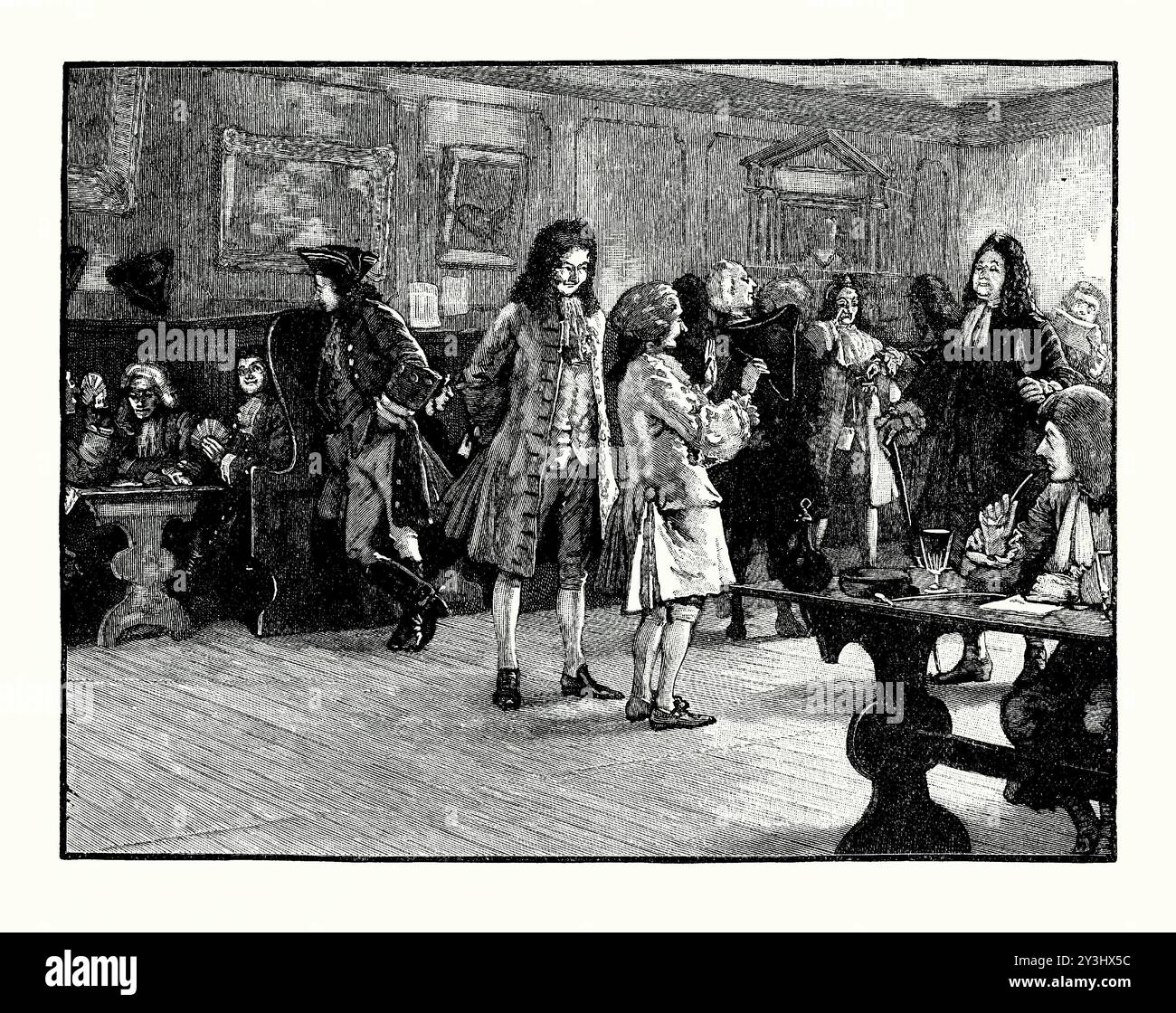 18th century coffee house hi-res stock photography and images - Alamy