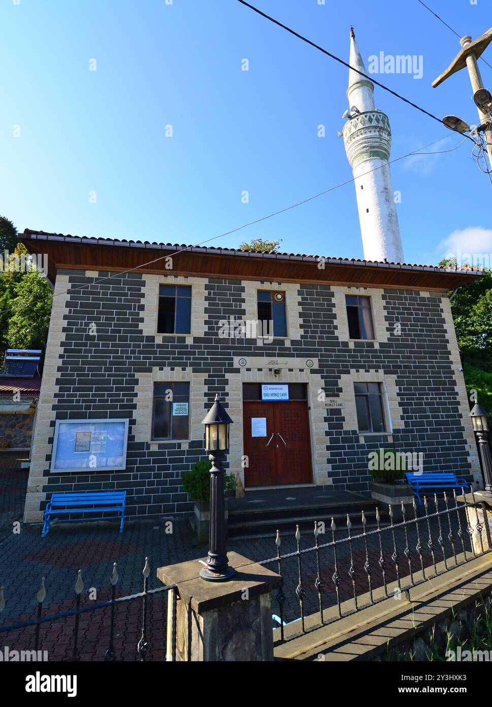 The Historical Isikli Mosque, located in Ardesen, Rize, Turkey, was ...