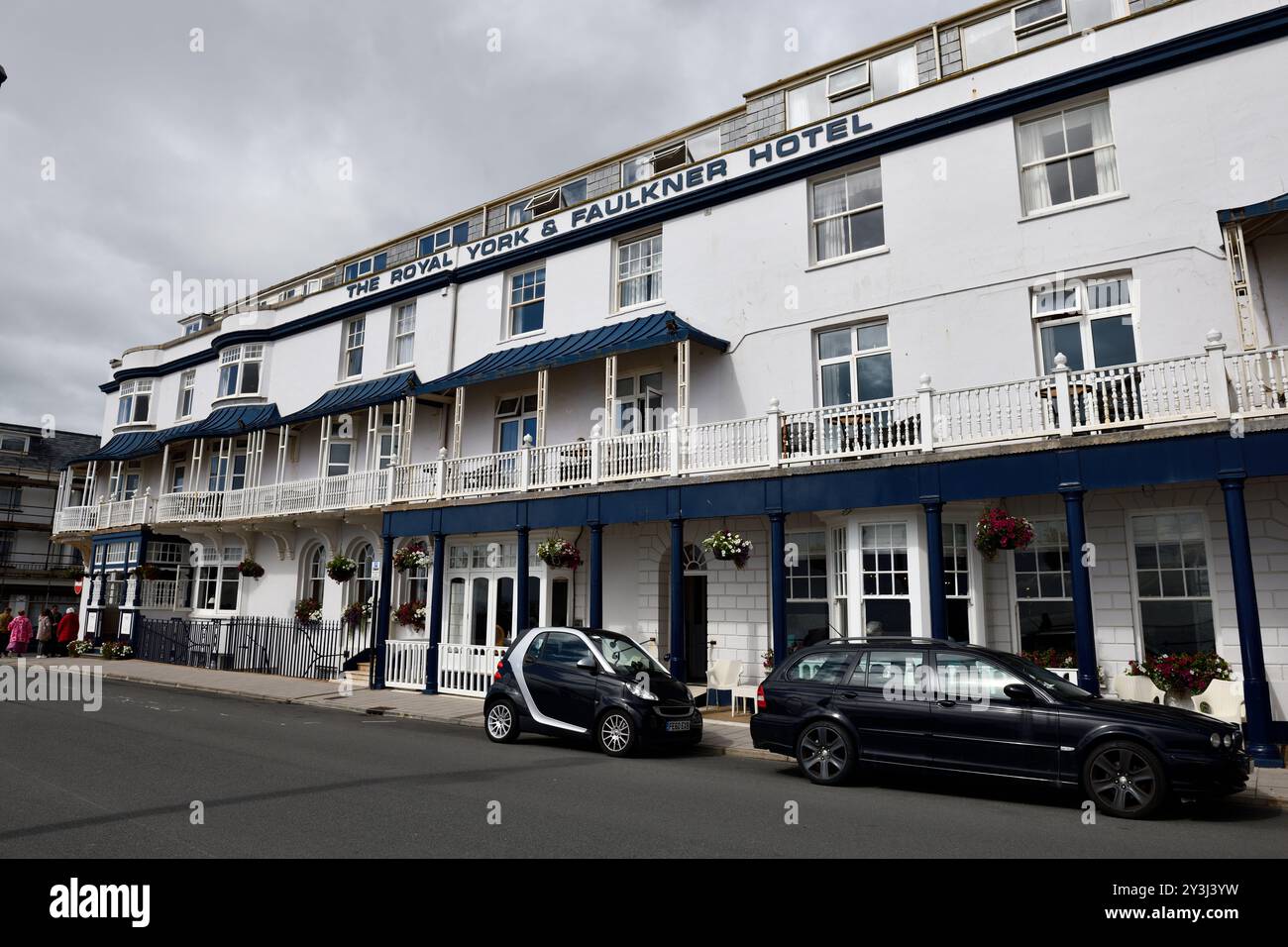 The Royal York and Faulkner Hotel Sidmouth Devon England uk 2024 Stock ...